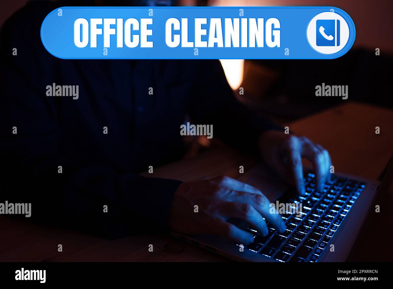 Handwriting text Office Cleaning, Business overview the action or ...