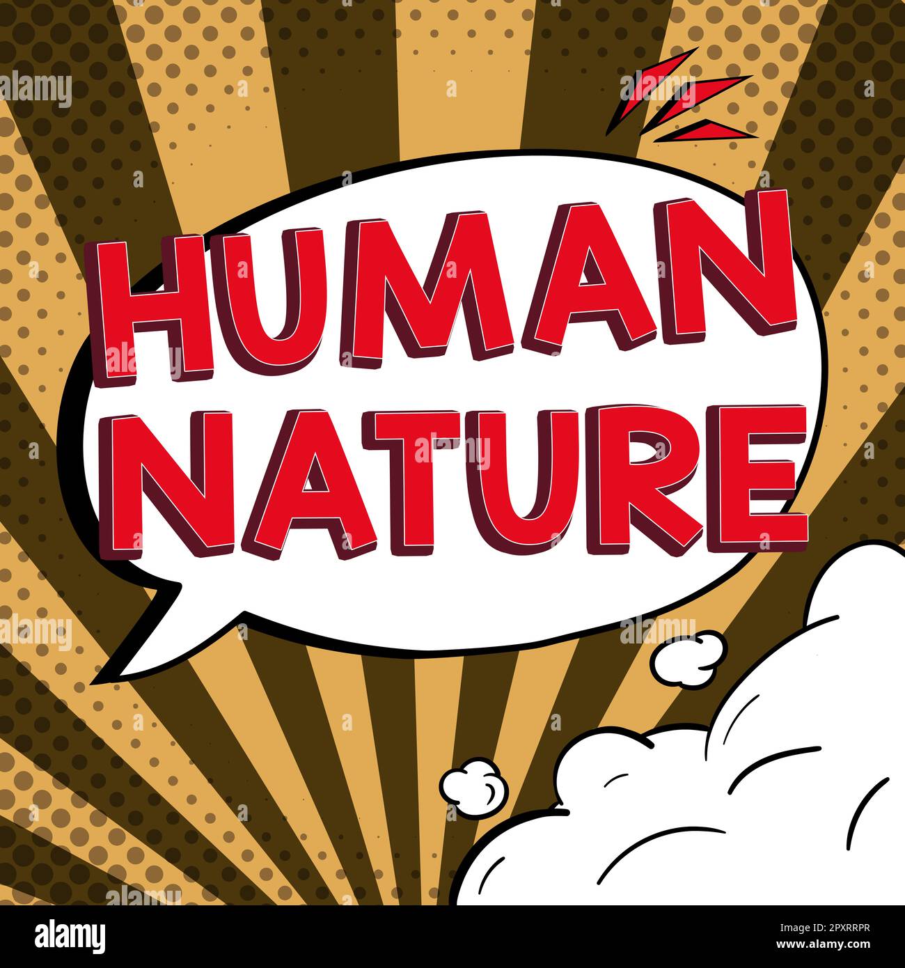 Hand writing sign Human Nature, Internet Concept psychological ...