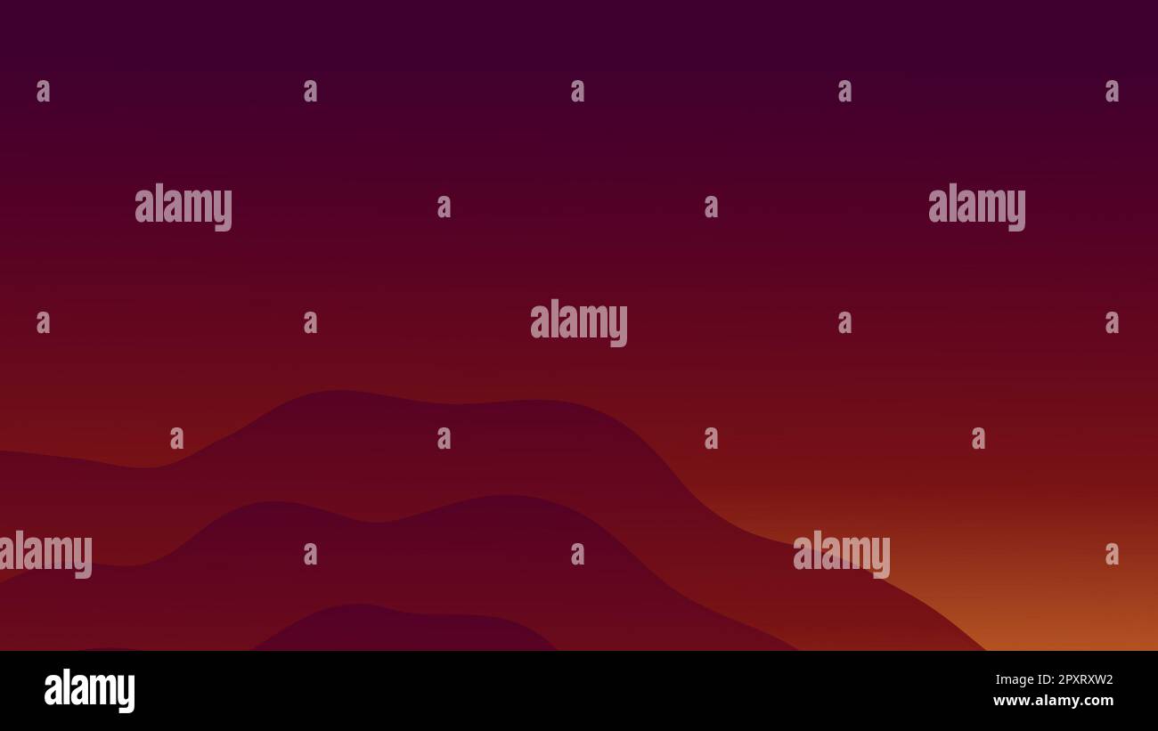 deep red gradient tender deformed lines - abstract 3D rendering Stock ...