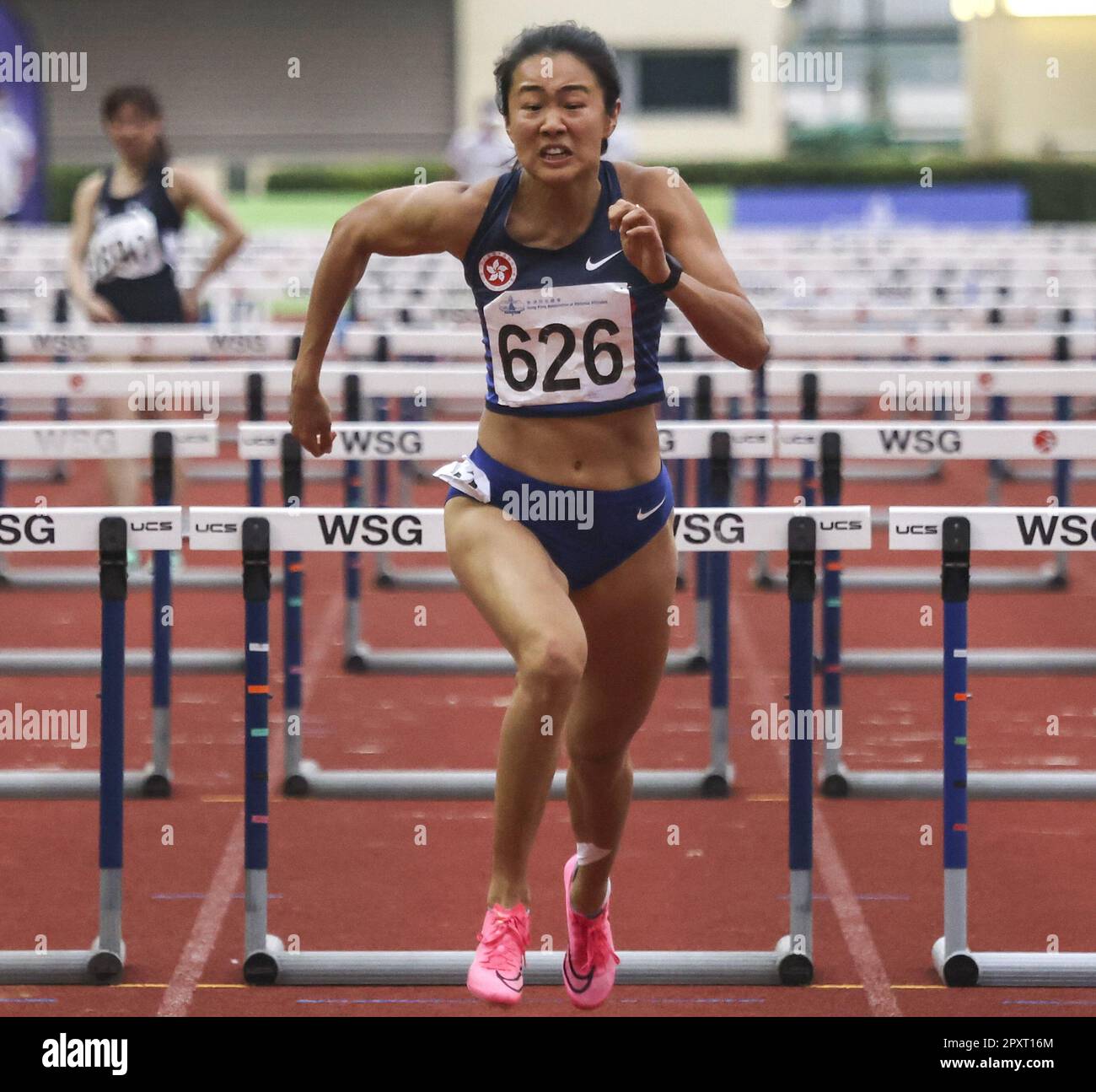 Hong Kong Athletics Championships 2023 womenHH 100m hurdles with winner ...