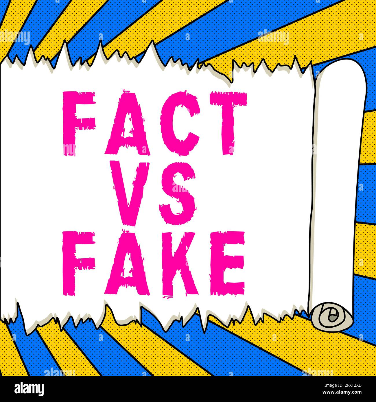 Conceptual caption Fact Vs Fake, Internet Concept Is it true or is ...