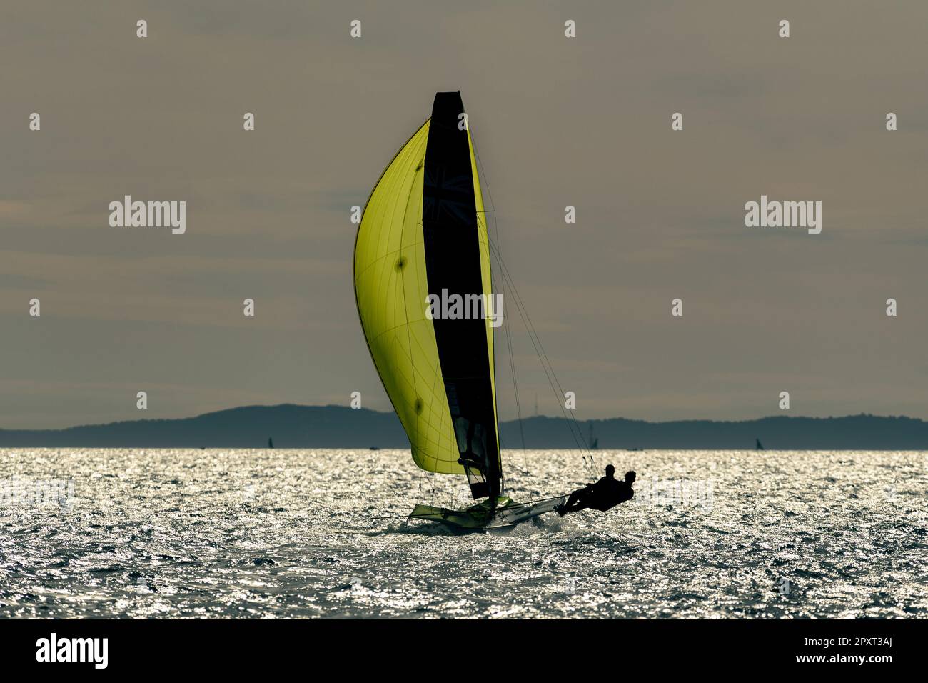 Hyeres, France. 25th Apr, 2023. British team (Nick Robins and Daniel ...