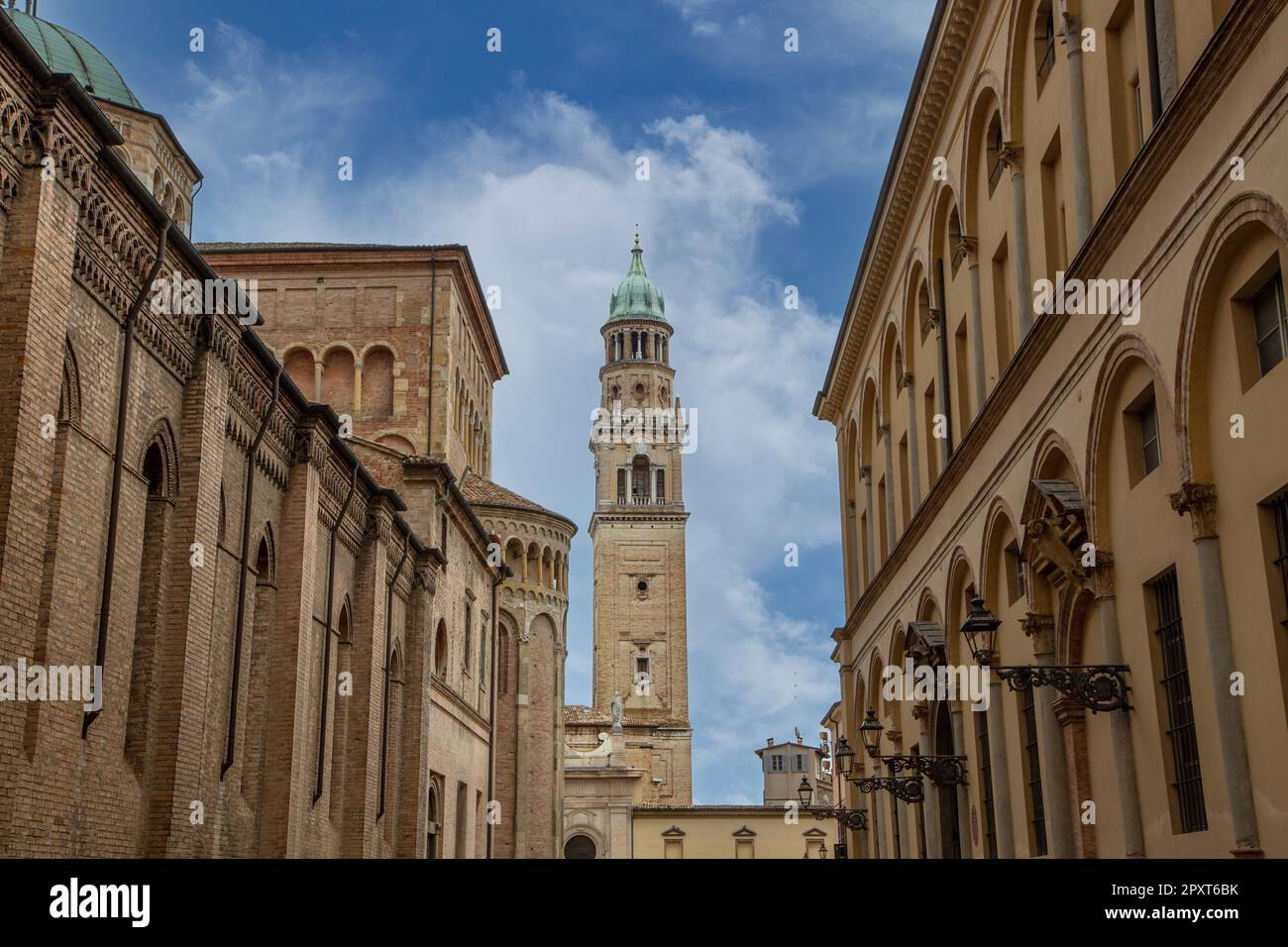 The historic city center of Parma Italy Stock Photo - Alamy