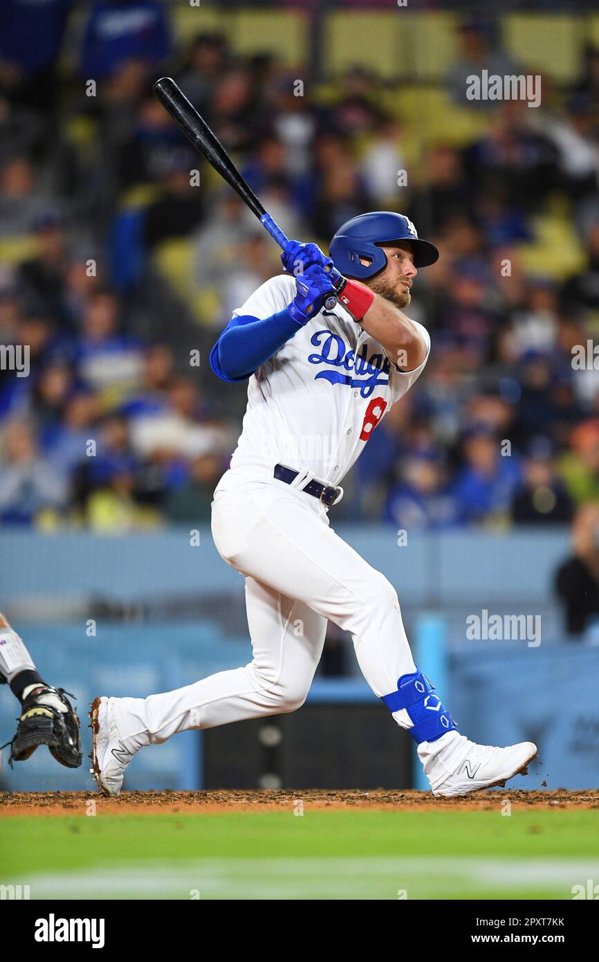 LOS ANGELES, CA - MAY 01: Los Angeles Dodgers second baseman Michael ...