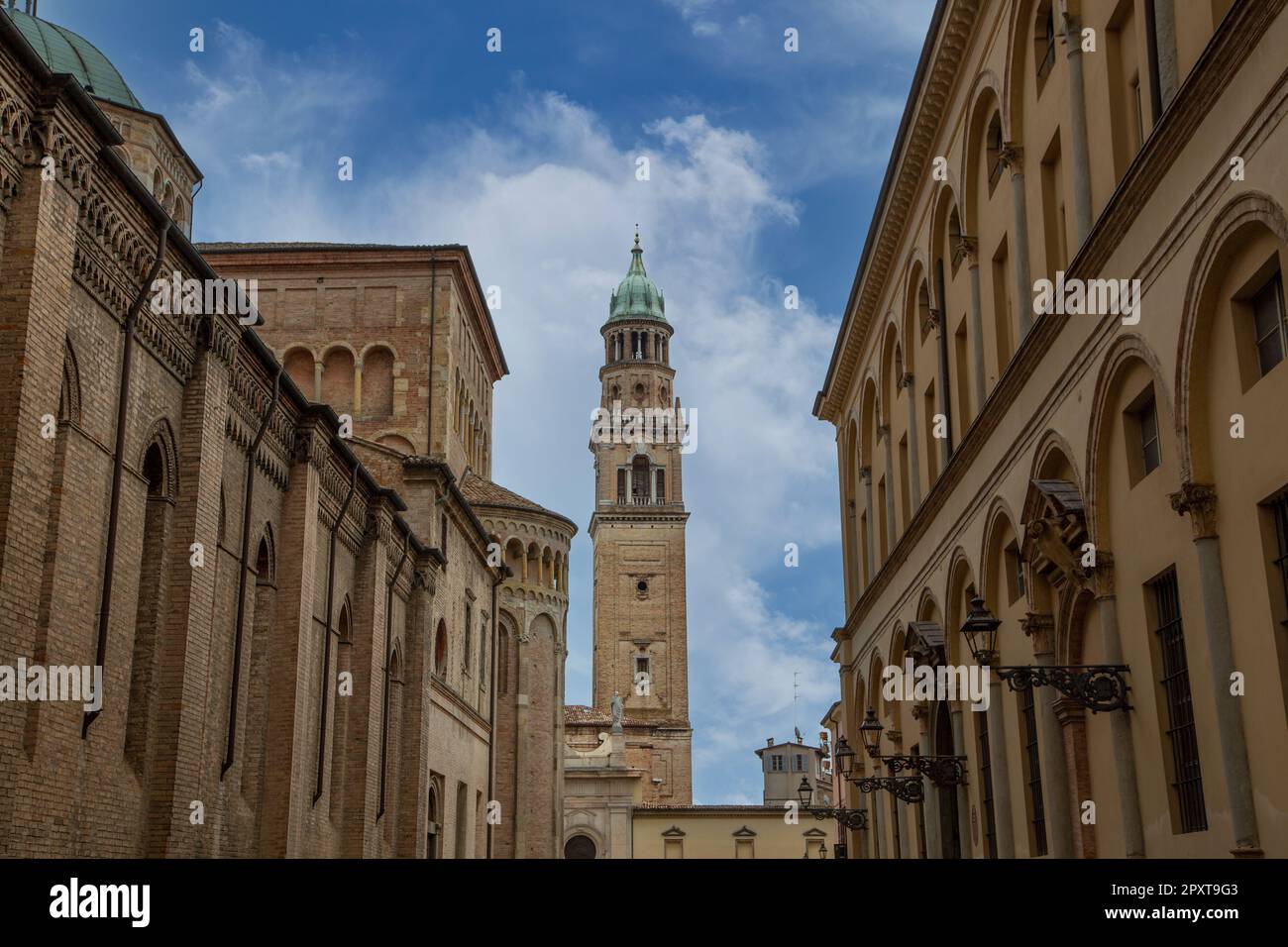 The historic city center of Parma Italy Stock Photo - Alamy