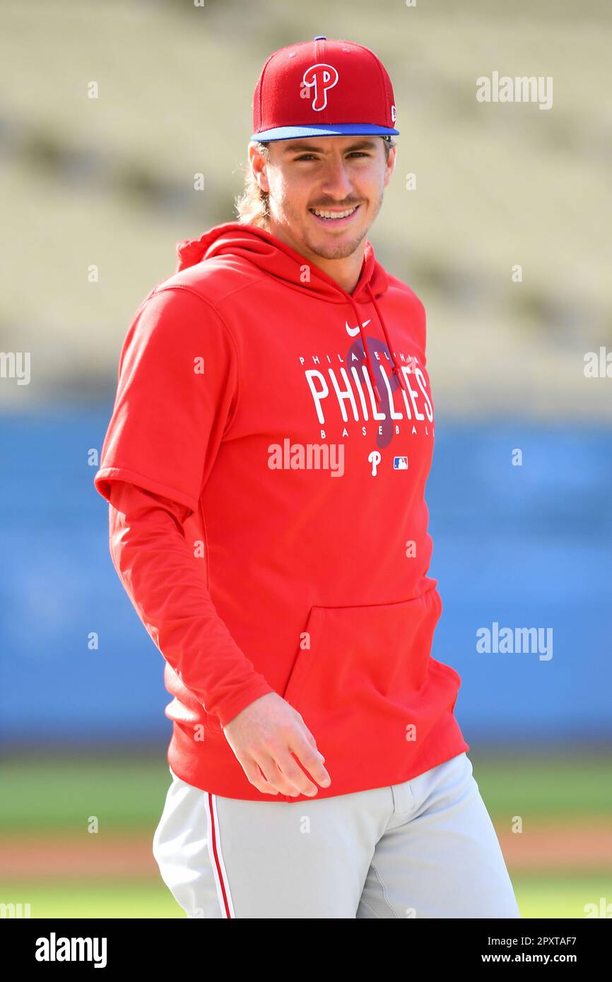LOS ANGELES, CA - MAY 01: Philadelphia Phillies second baseman Bryson ...