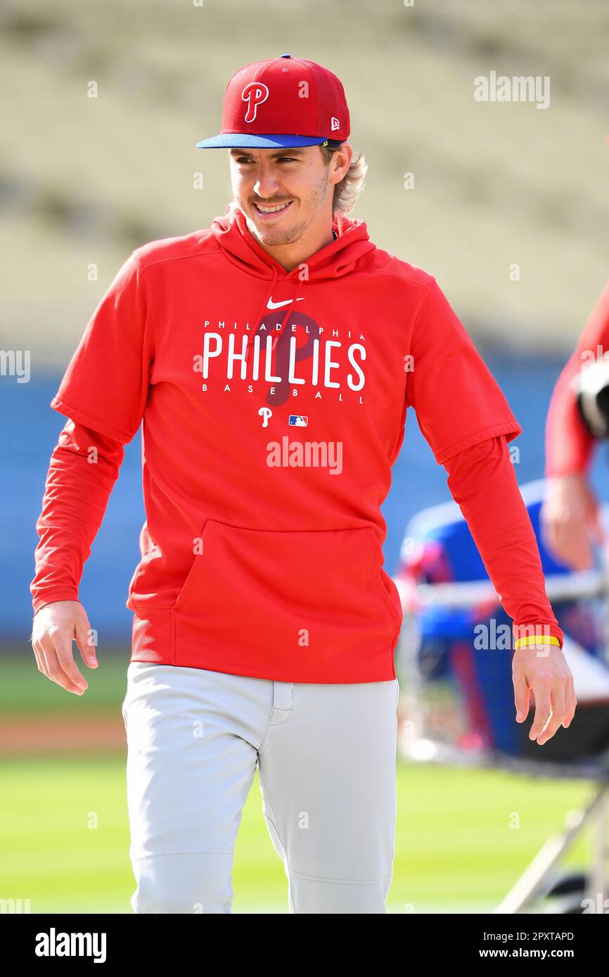 LOS ANGELES, CA - MAY 01: Philadelphia Phillies second baseman Bryson ...