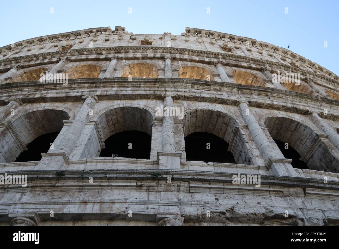 Restored roman colosseum hi-res stock photography and images - Alamy