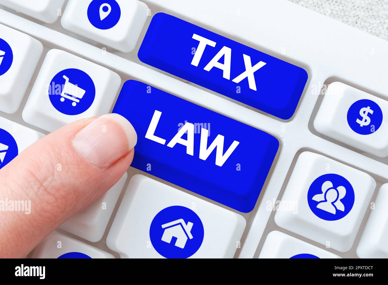 Text sign showing Tax Law, Business concept governmental assessment ... Text sign showing Tax Law, Business concept governmental assessment ...