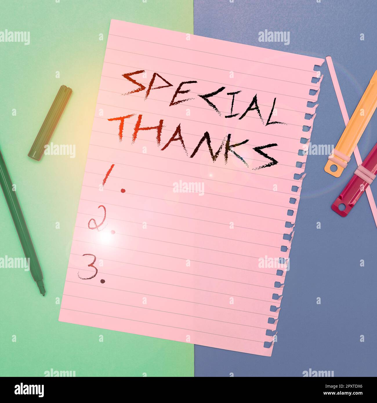 Text showing inspiration Special Thanks, Internet Concept expression of ...