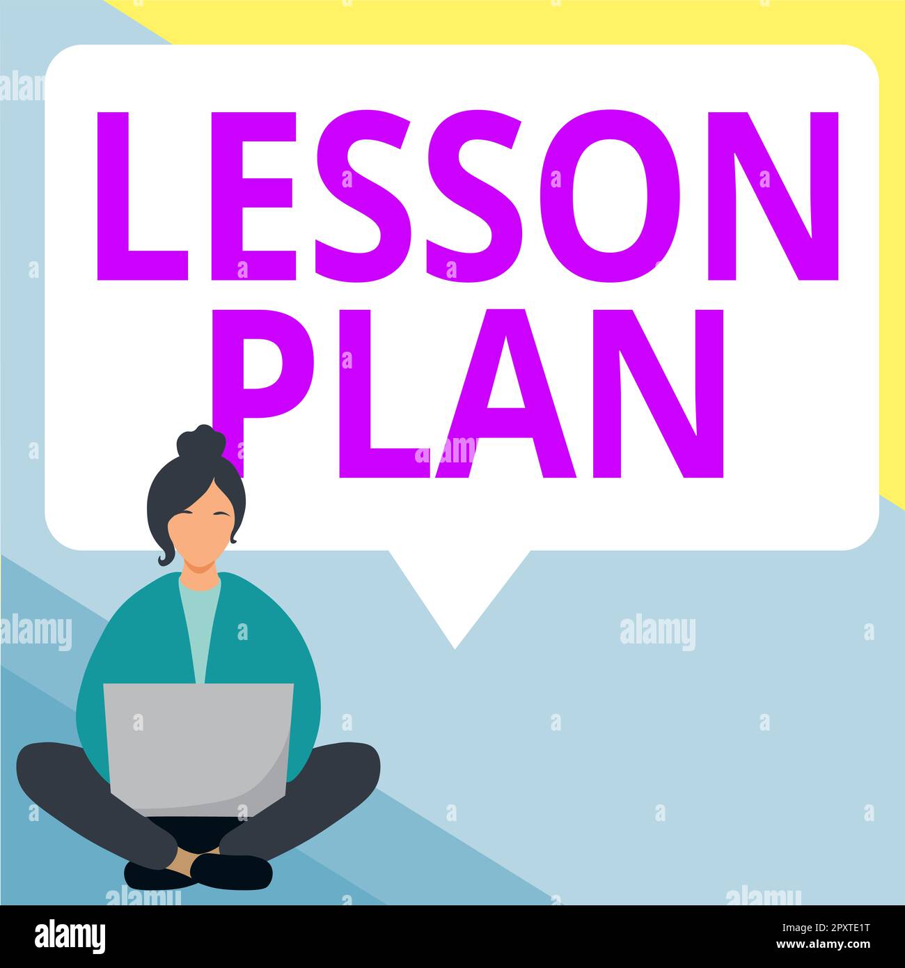 Sign displaying Lesson Plan, Conceptual photo a teacher's detailed ...