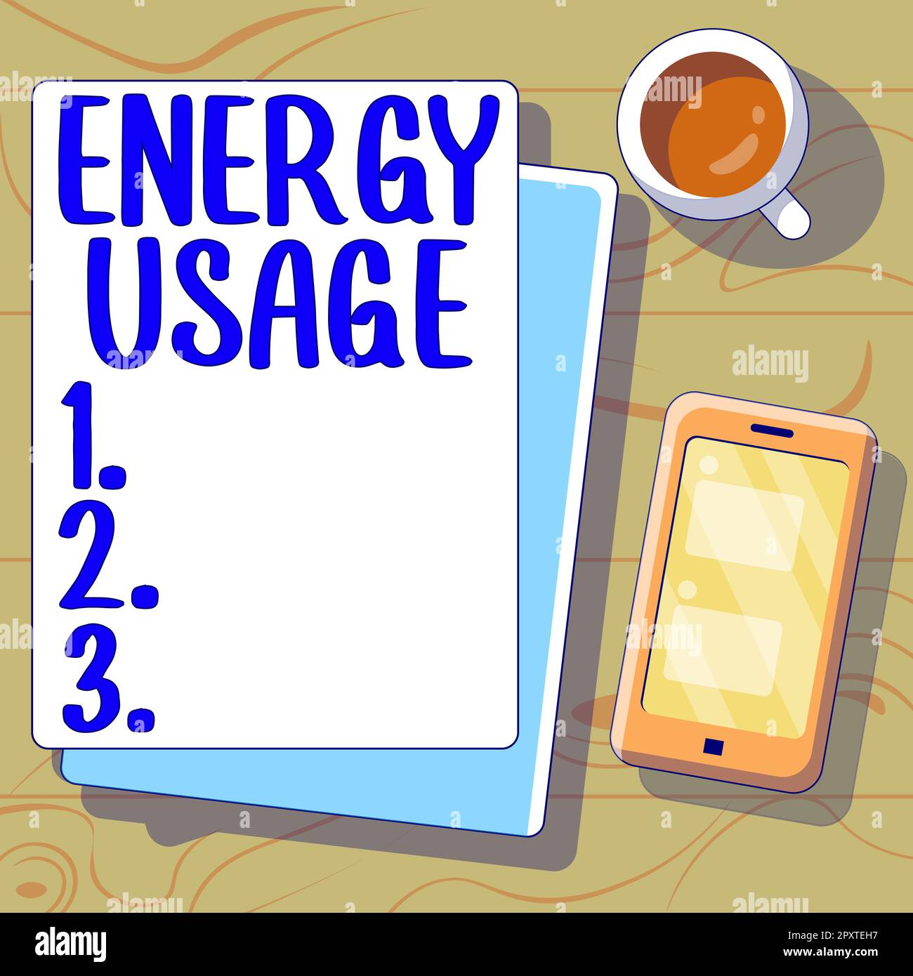 Sign displaying Energy Usage, Word for Amount of energy consumed or ...