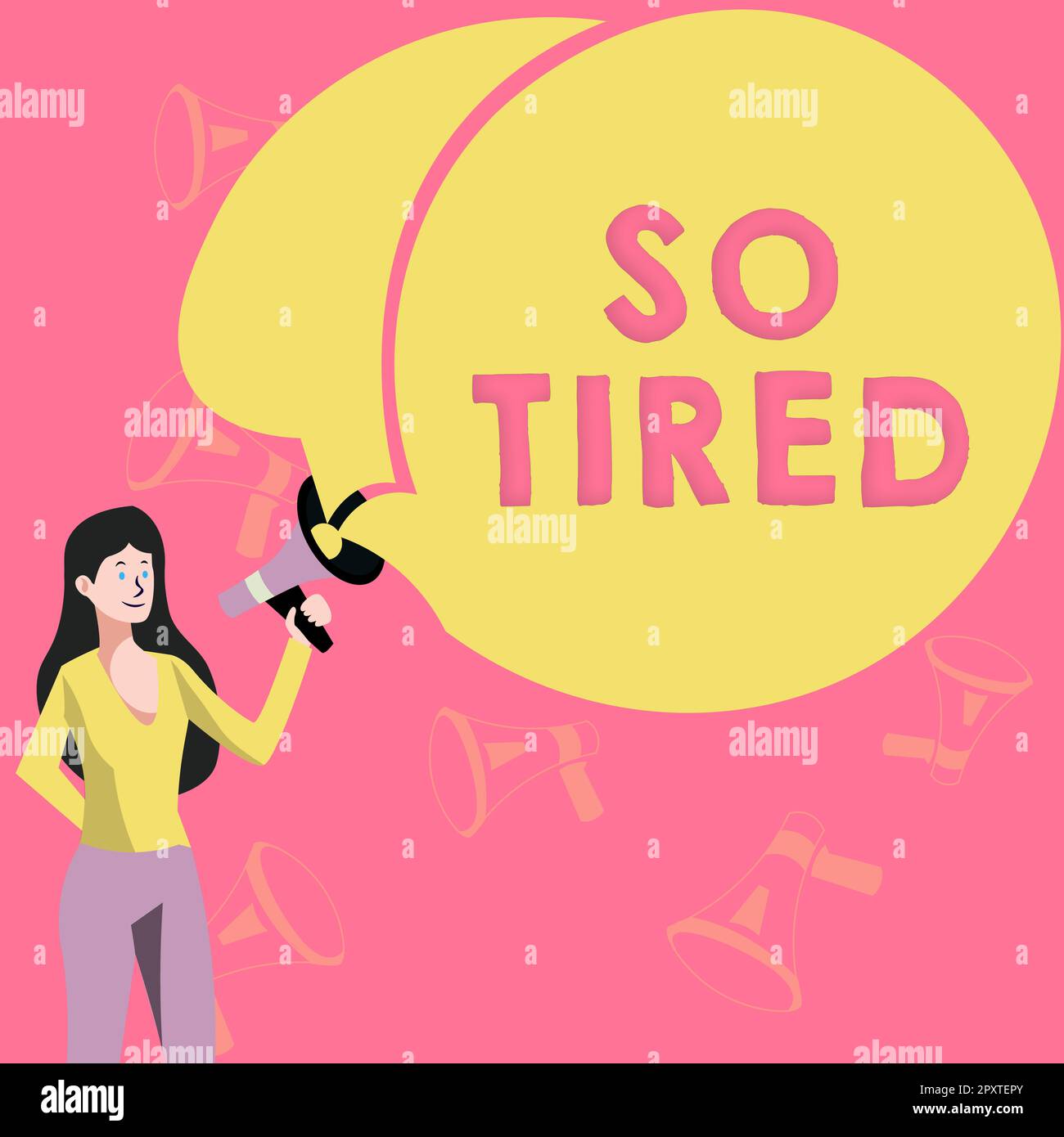 Writing displaying text So Tired, Word Written on drained of strength ...