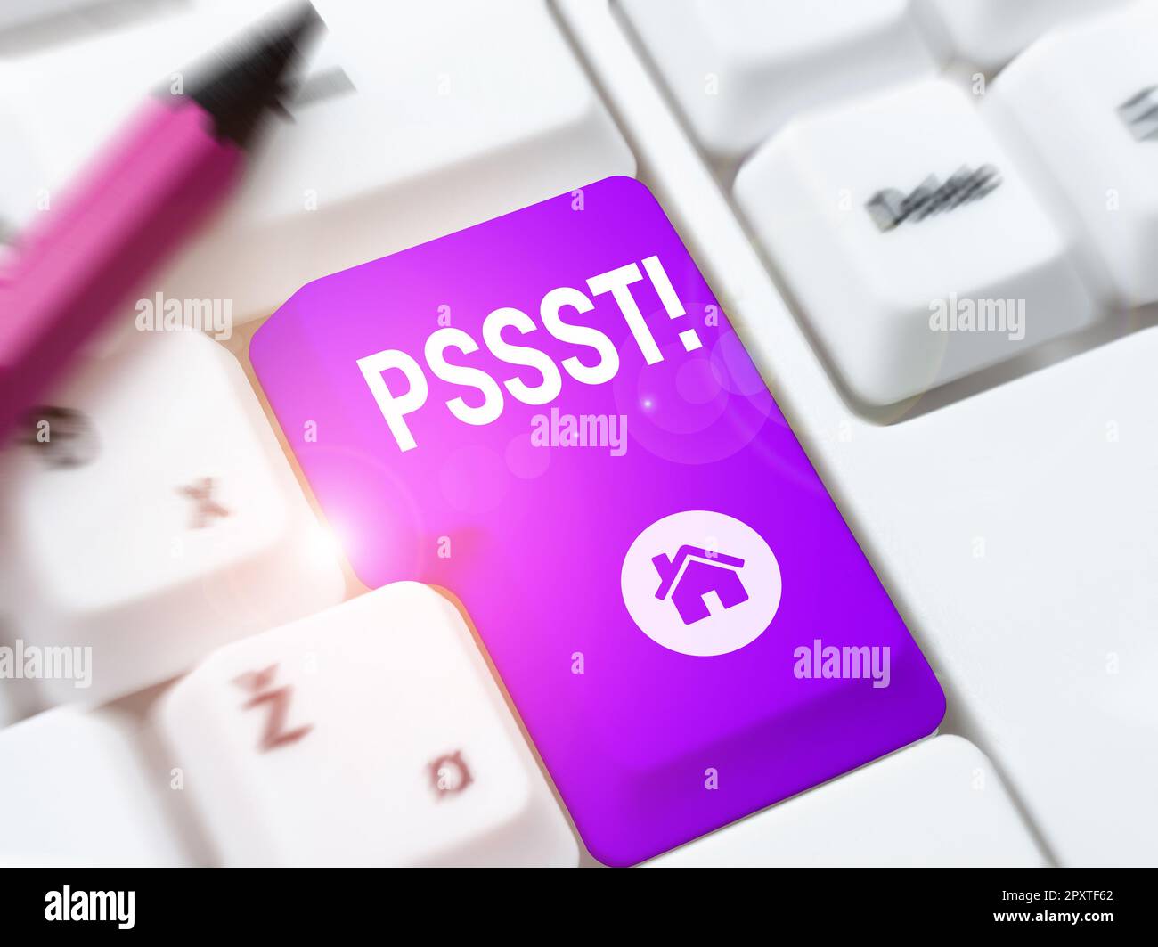 Conceptual display Pssst, Business approach Expression Way to attract ...