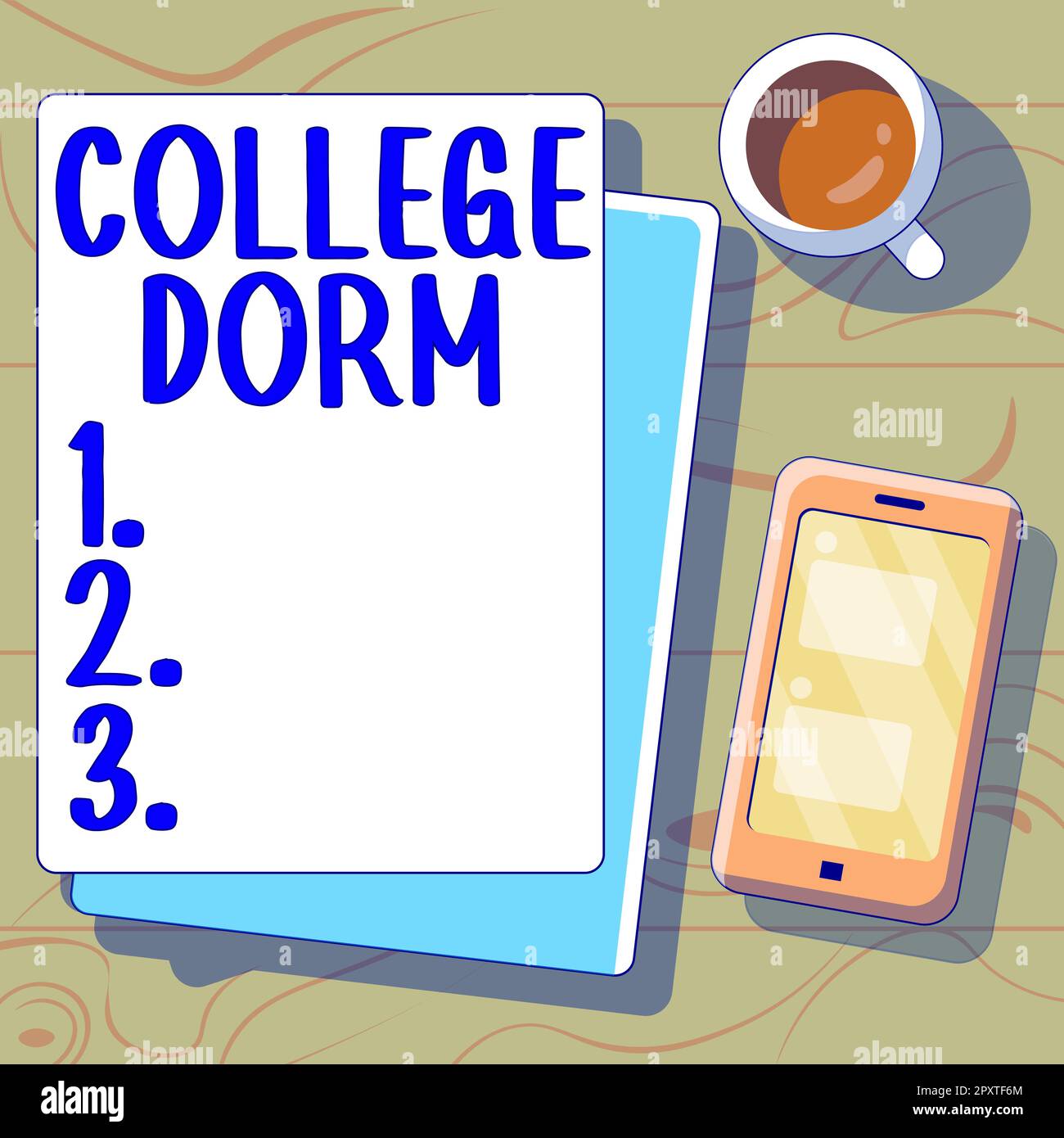 Inspiration showing sign College Dorm, Word Written on residence hall ...