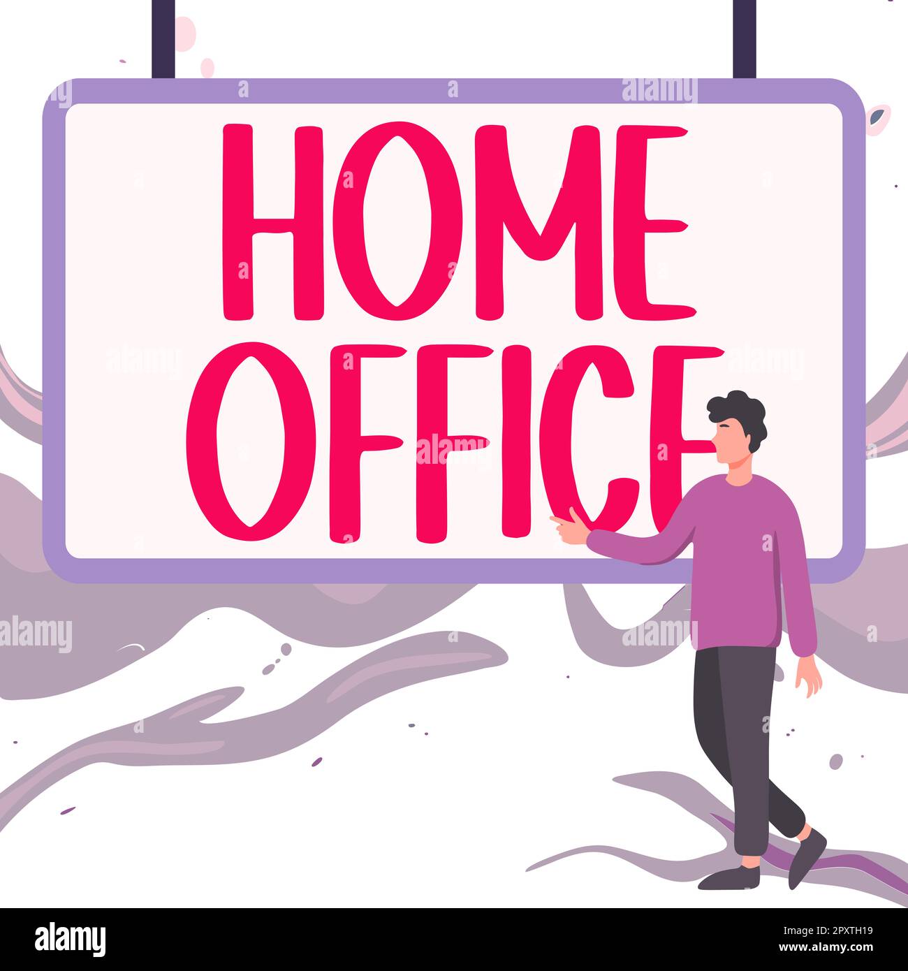 Writing displaying text Home Office, Business approach space designated ...