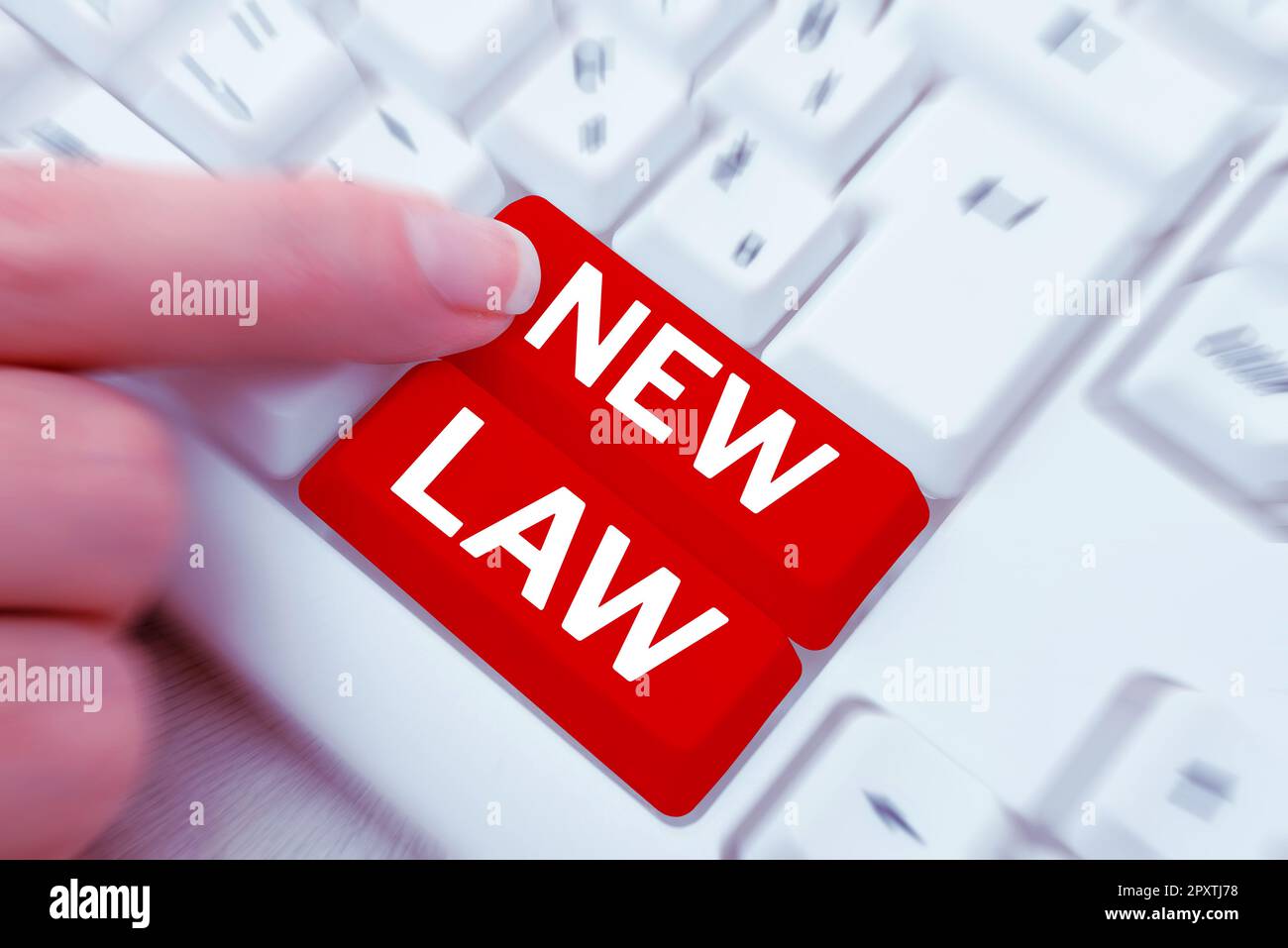 Hand writing sign New Law, Business overview system of rules that ...