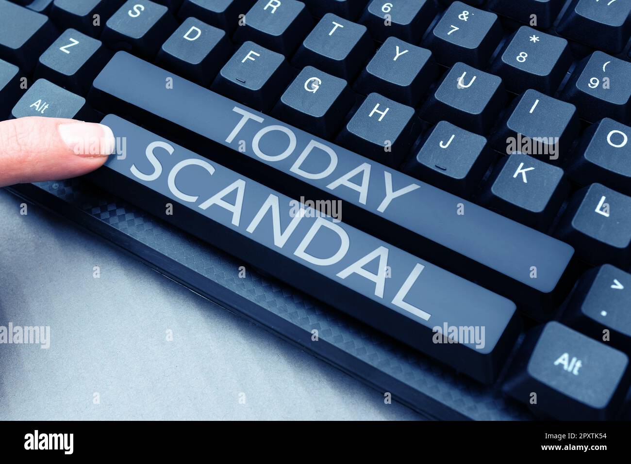 Text sign showing Scandal, Business showcase an action or event ...