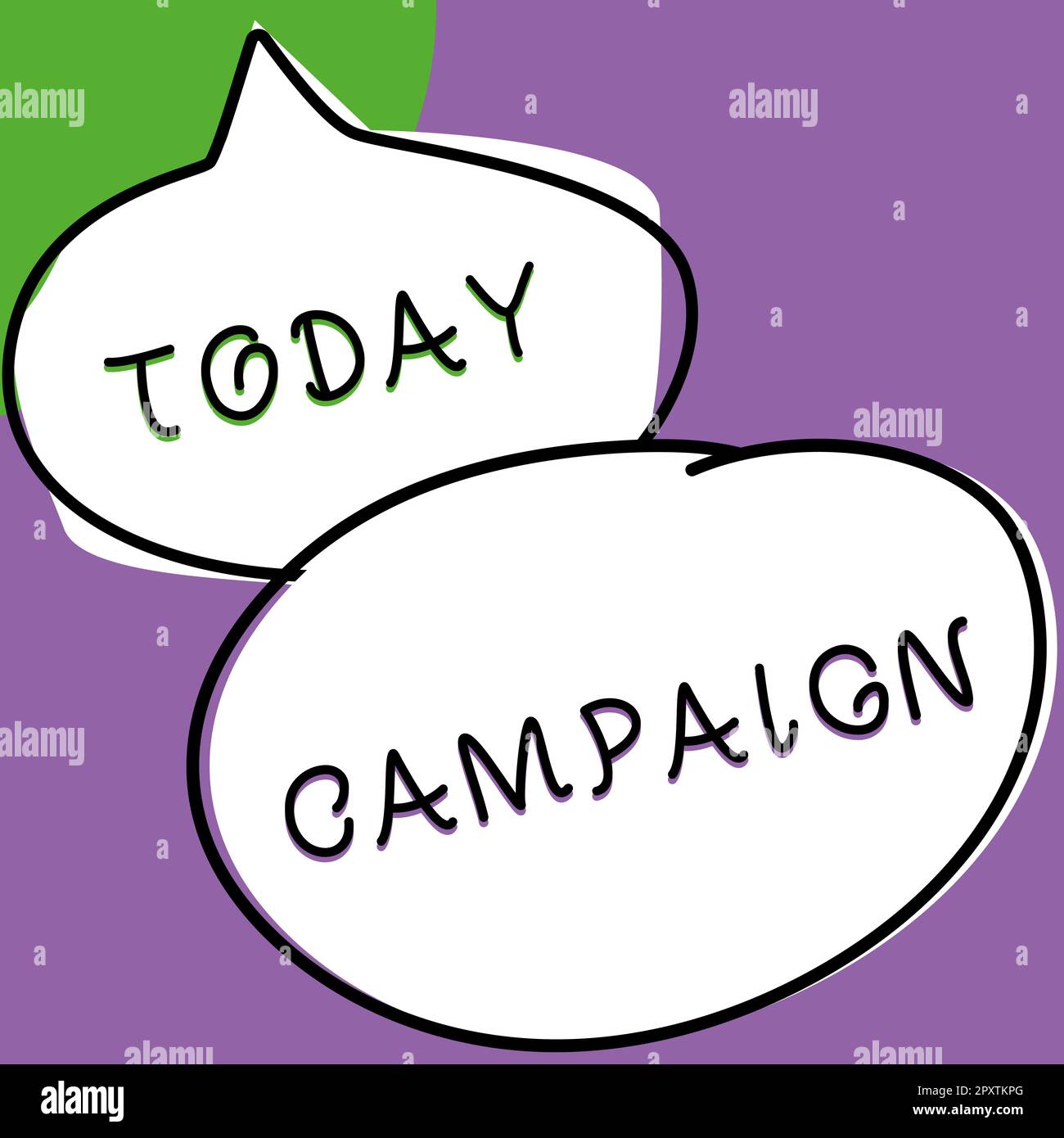 Conceptual display Campaign, Word Written on organized course of action ...