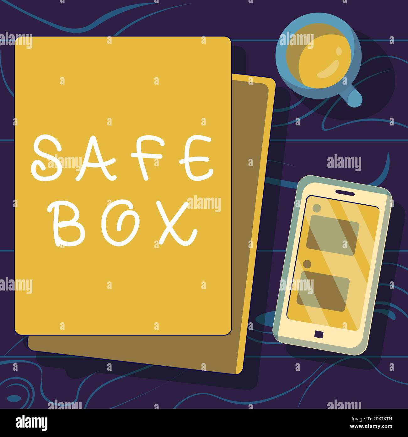 Text showing inspiration Safe Box, Business approach A small structure ...