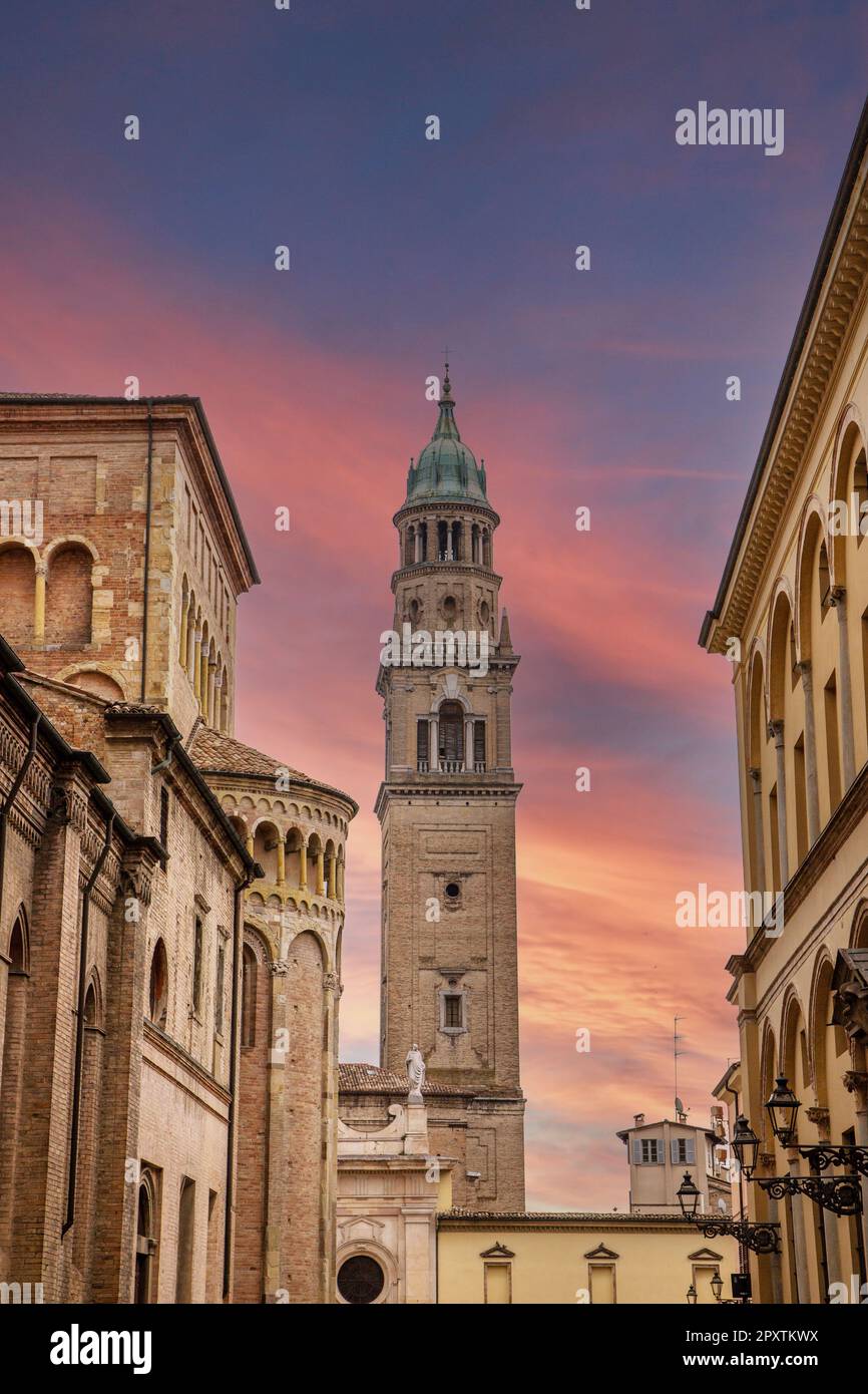 The historic city center of Parma Italy Stock Photo - Alamy
