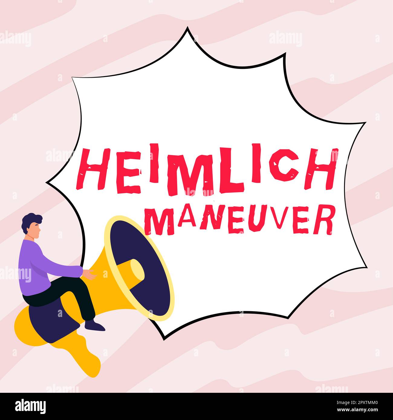 Conceptual display Heimlich Maneuver, Concept meaning application of ...
