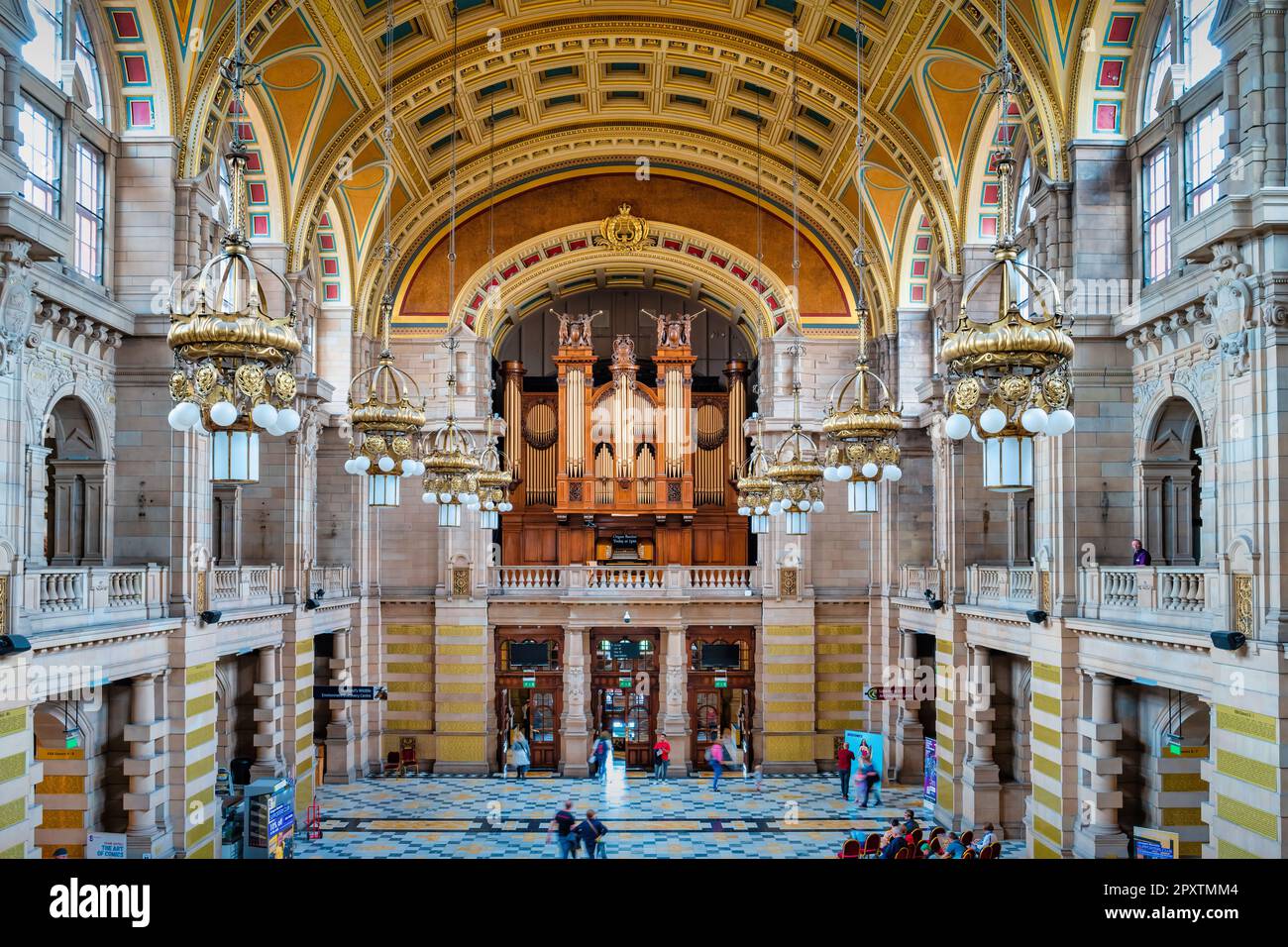 Inside kelvingrove art gallery museum hi-res stock photography and ...