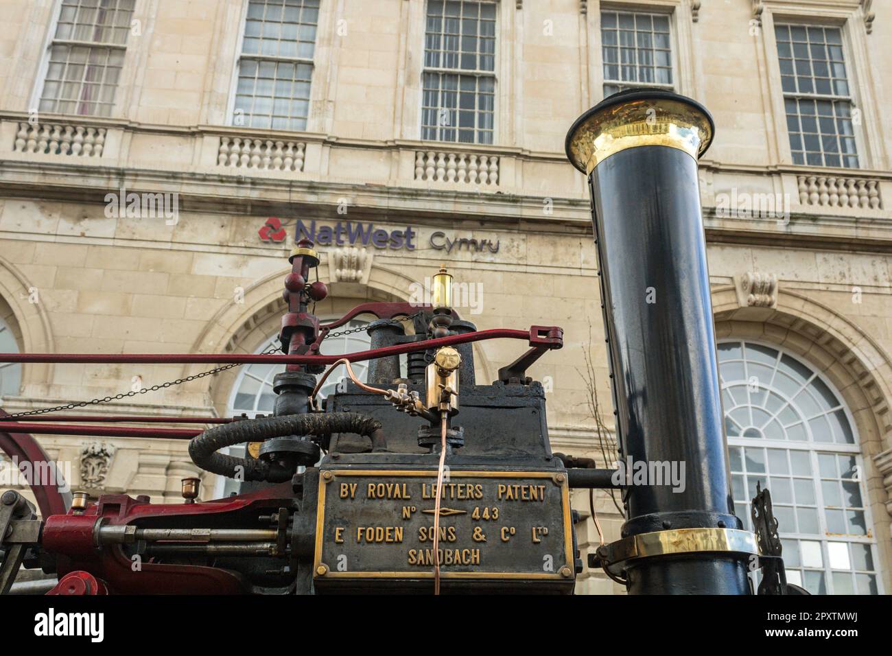 Foden traction engine. Llandudno Victorian Extravaganza 2023 Stock ...