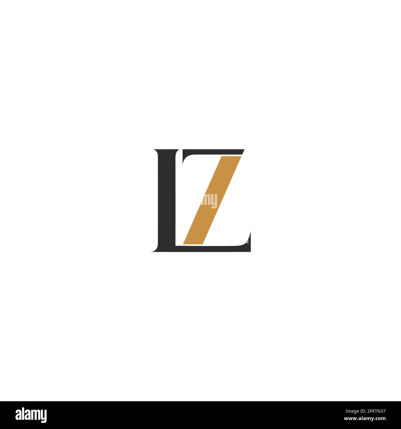 Alphabet letters Initials Monogram logo LZ, ZL, Z and L Stock Vector ...