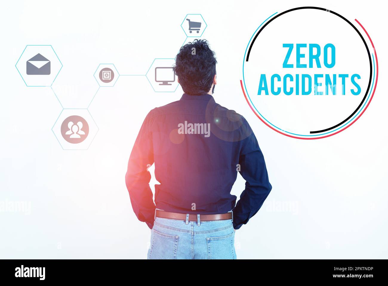 Inspiration showing sign Zero Accidents, Word for important strategy ...