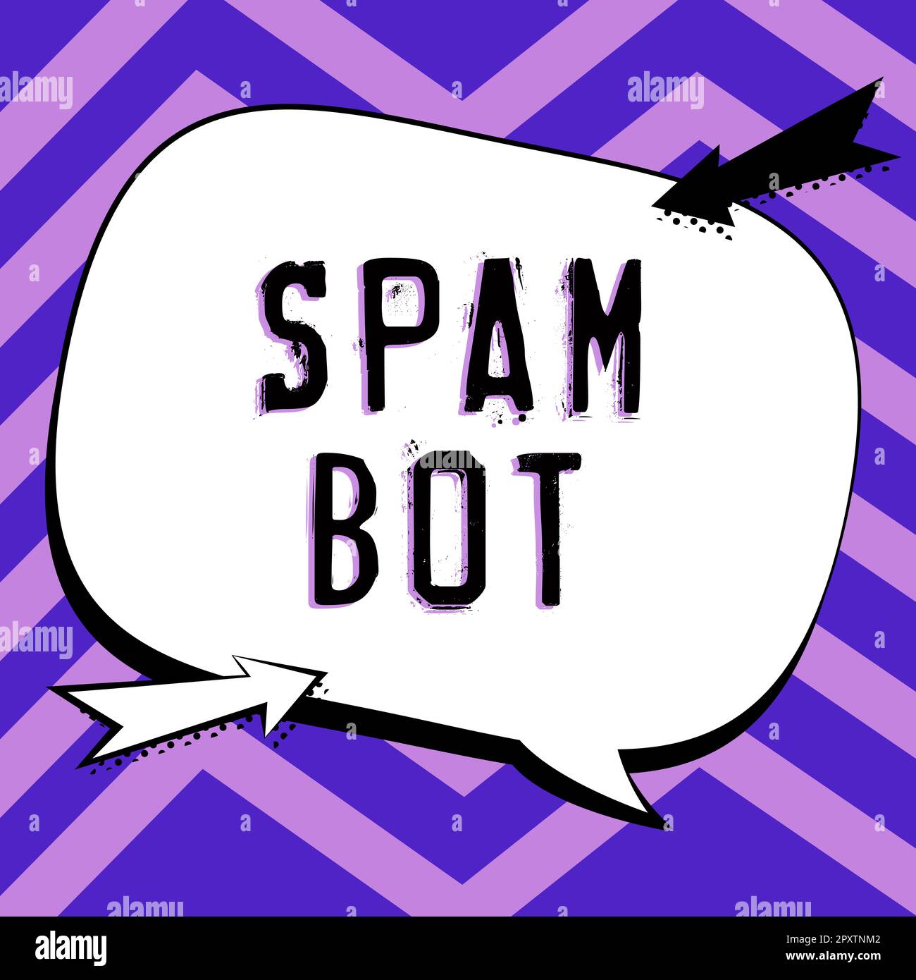 Conceptual Display Spam Bot Business Overview Autonomous Program On The Internet That Sends