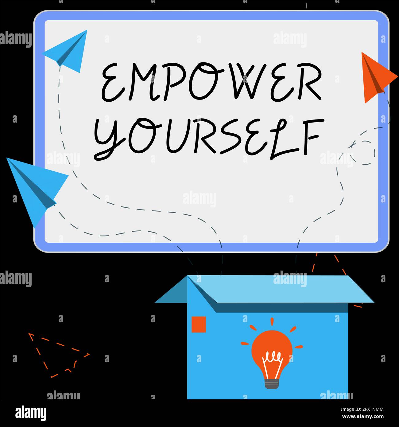 Hand writing sign Empower Yourself, Concept meaning taking control of ...