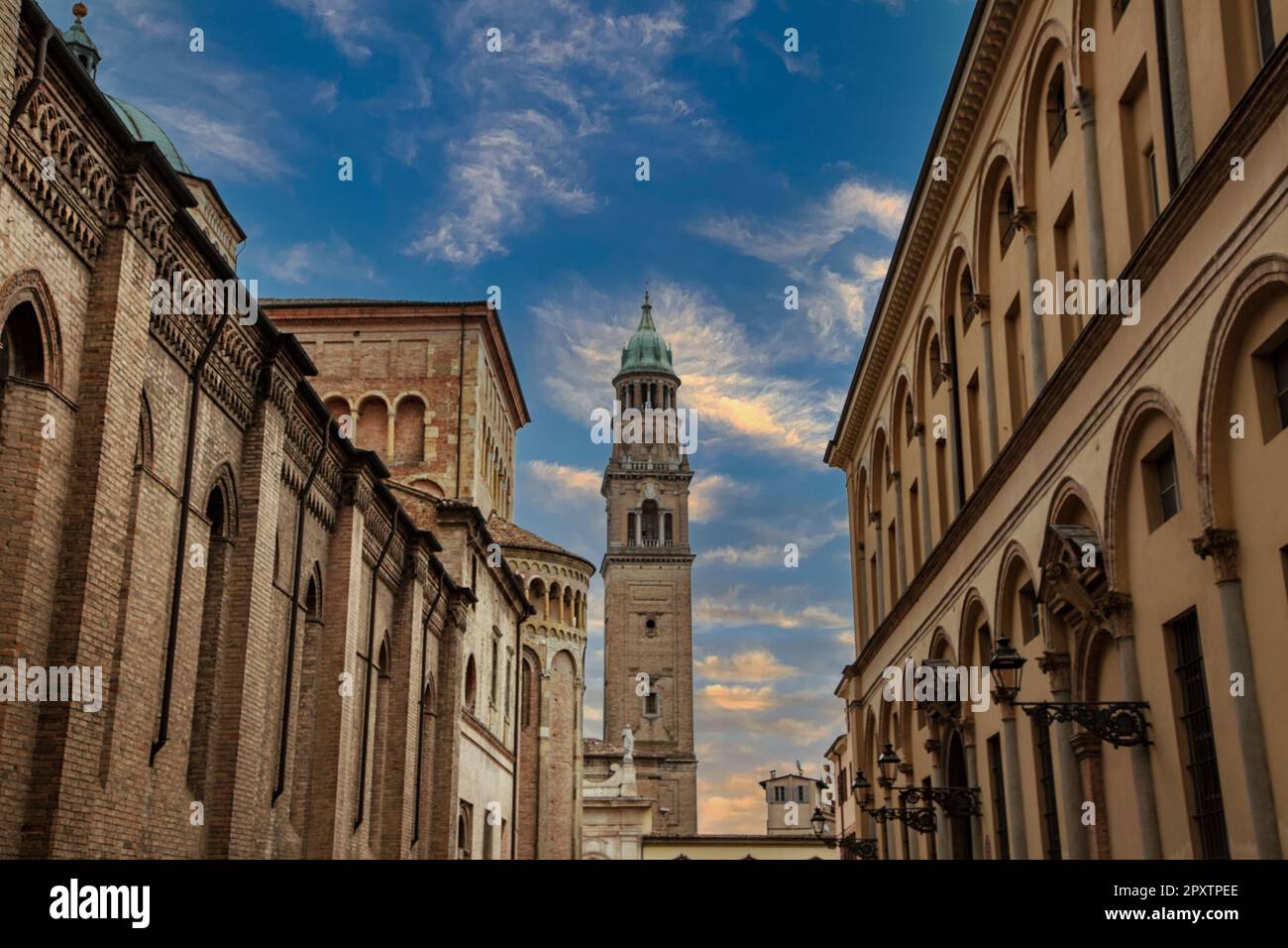The historic city center of Parma Italy Stock Photo - Alamy