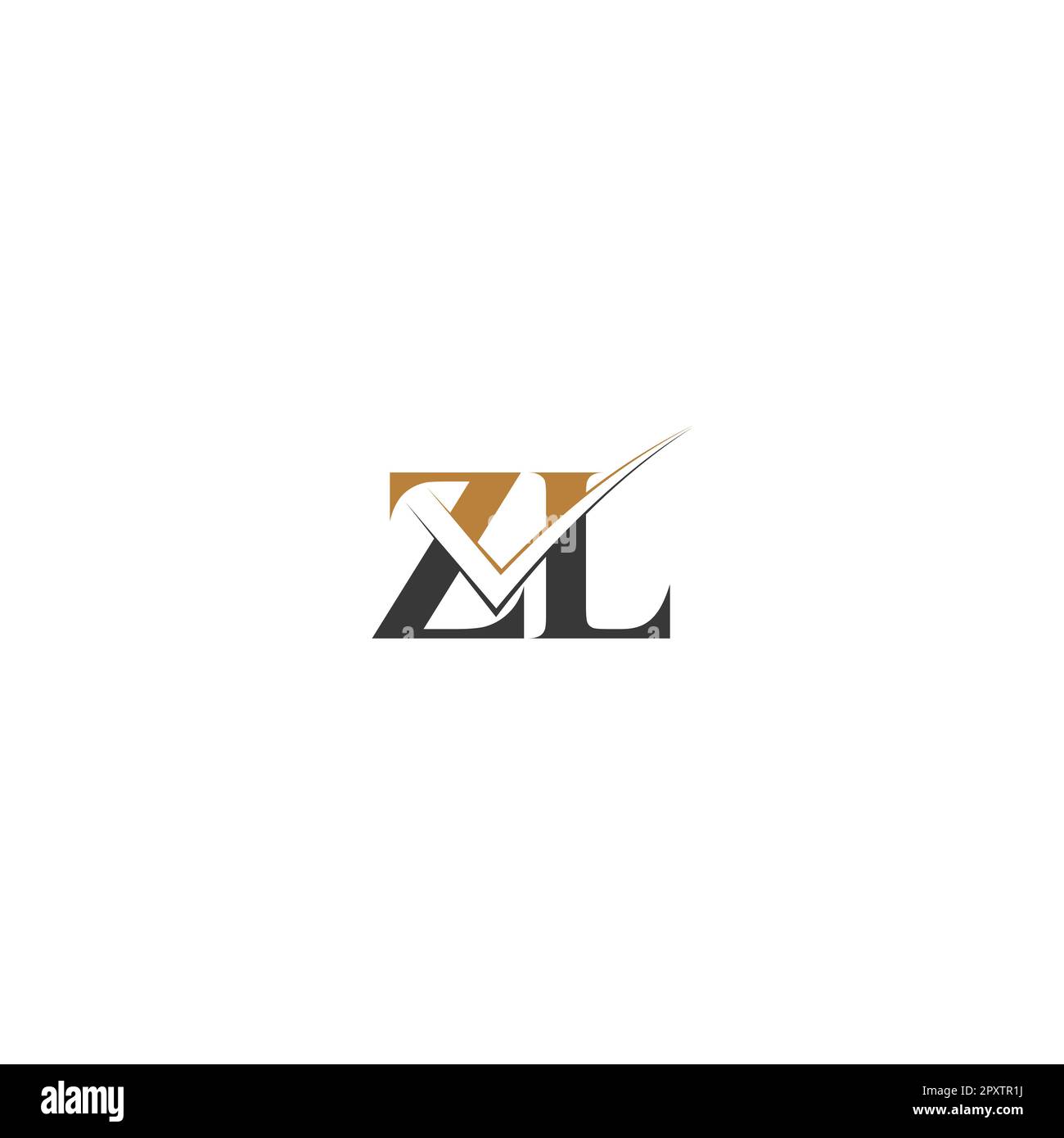 Alphabet letters Initials Monogram logo LZ, ZL, Z and L Stock Vector ...