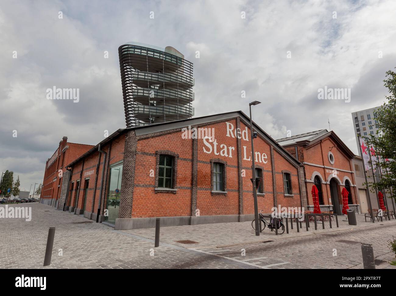 Red Star Line Museum in Montevideostraat, Eilandje in original historic ...