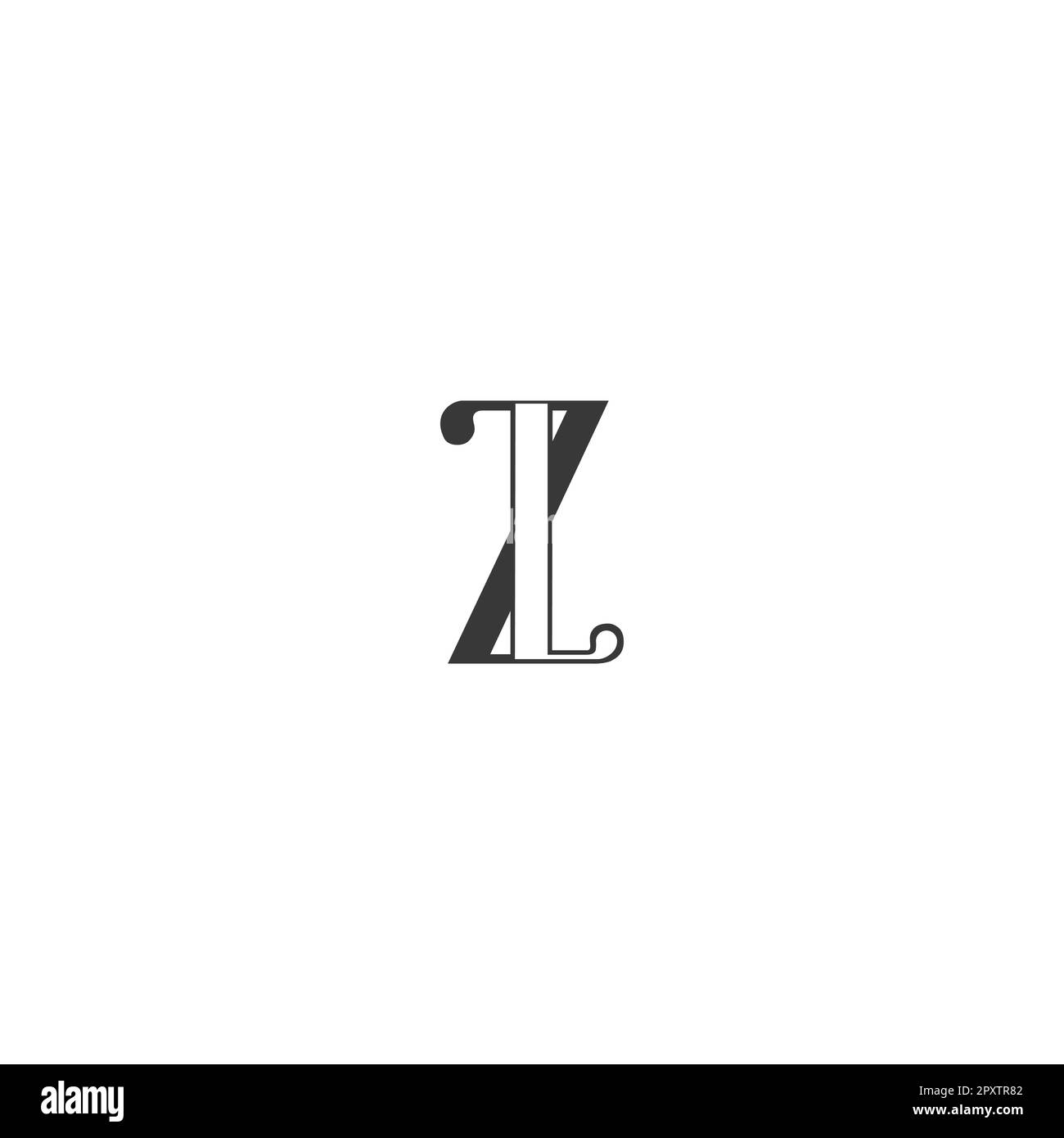 Alphabet letters Initials Monogram logo LZ, ZL, Z and L Stock Vector ...