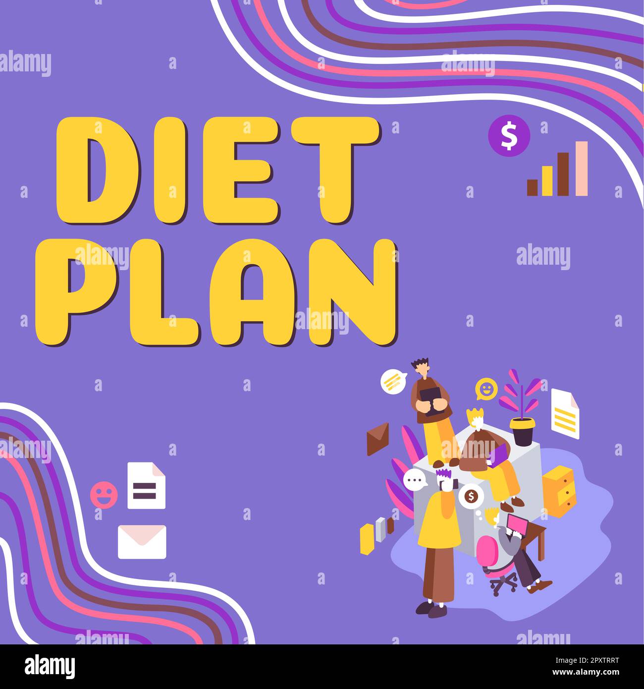 Text showing inspiration Diet Plan, Conceptual photo Use of specific ...
