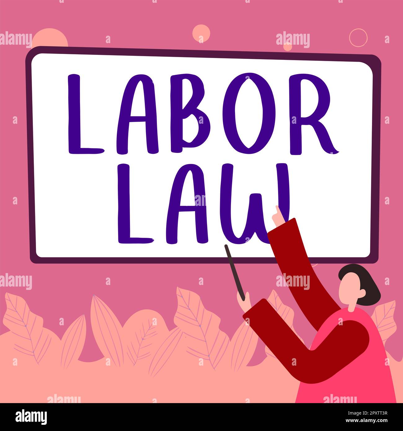 Conceptual display Labor Law, Business overview rules relating to ...