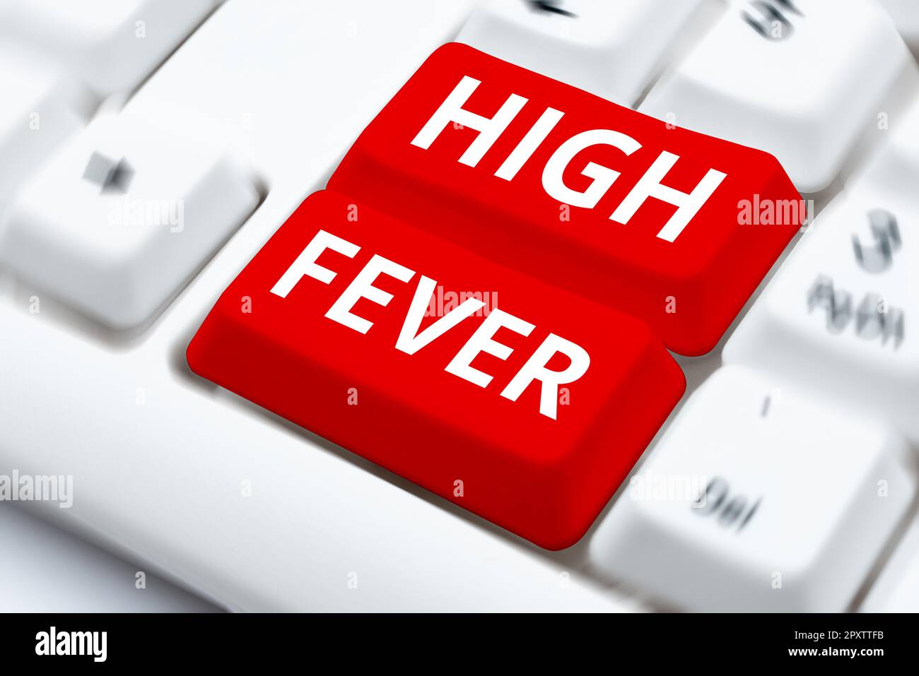 Text showing inspiration High Fever, Business idea medical condition ...