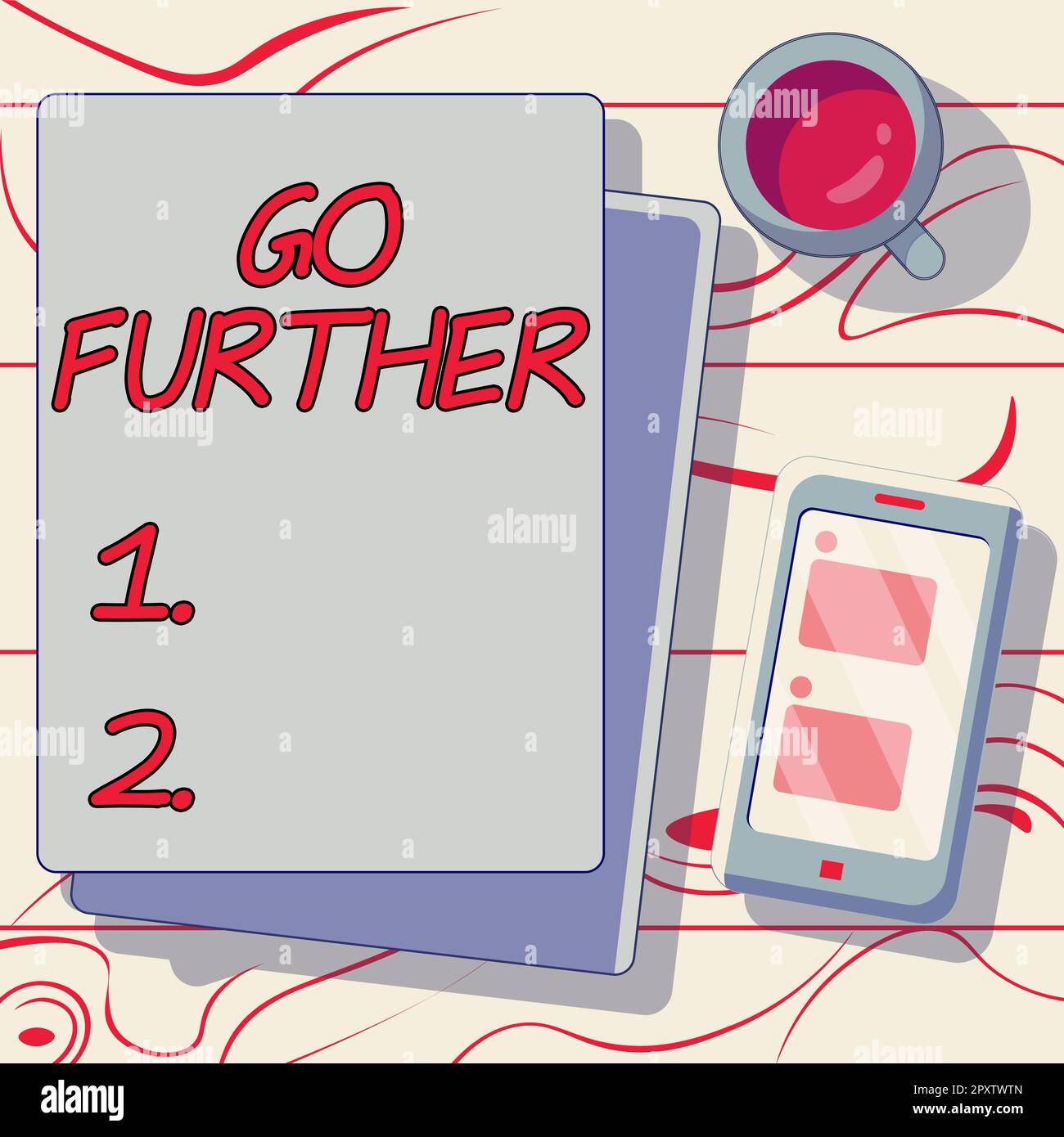 Sign displaying Go Further, Business idea To move to a greater distance ...