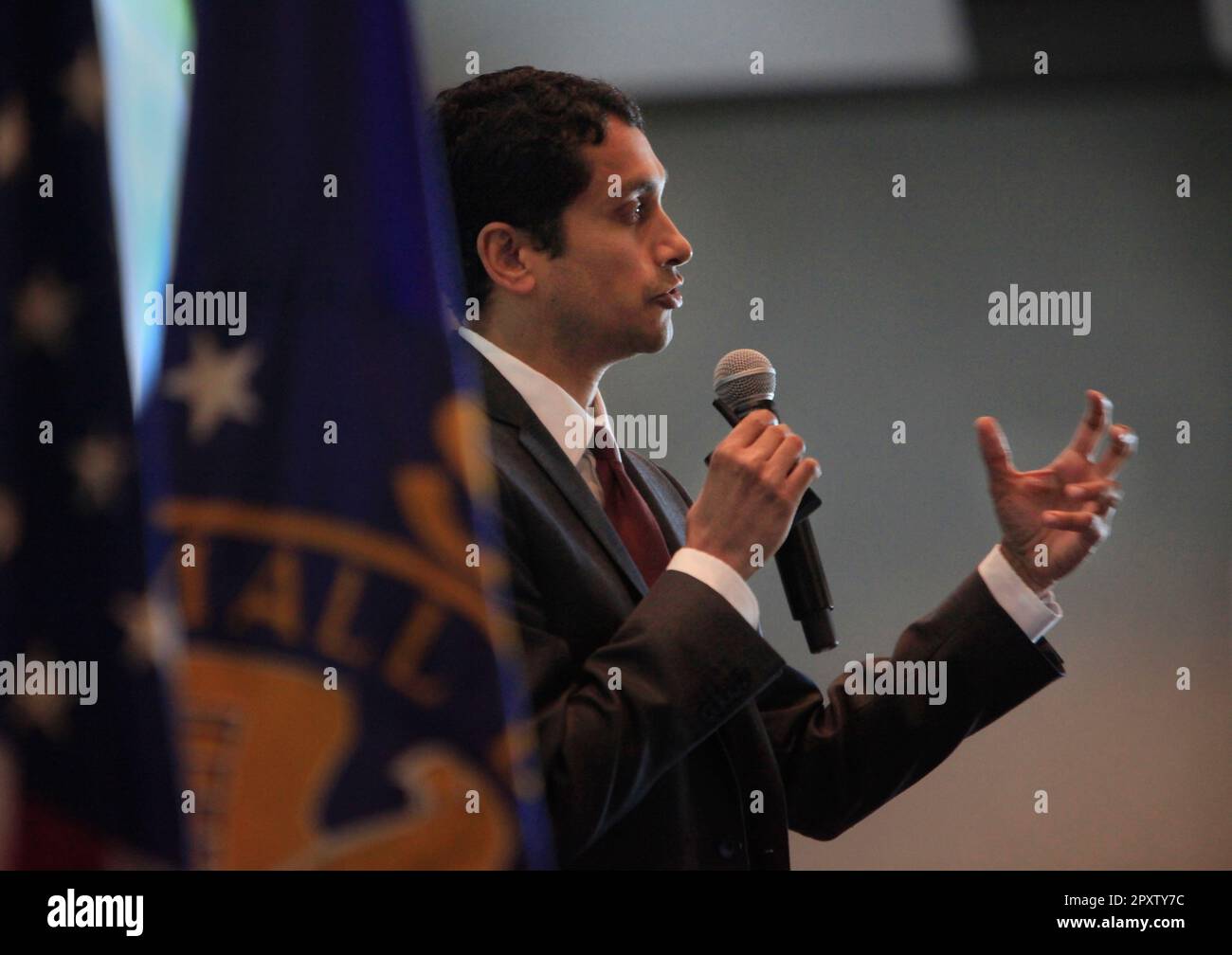 Premal Shah, Kiva.org co-founder and president, speaks during a ...