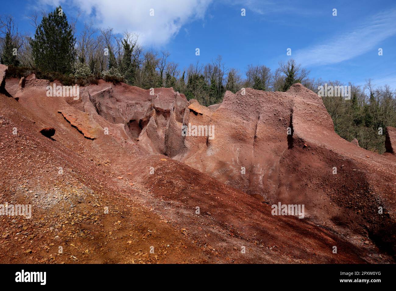 View of the Roste, along the Merse river, Tuscany Stock Photo - Alamy