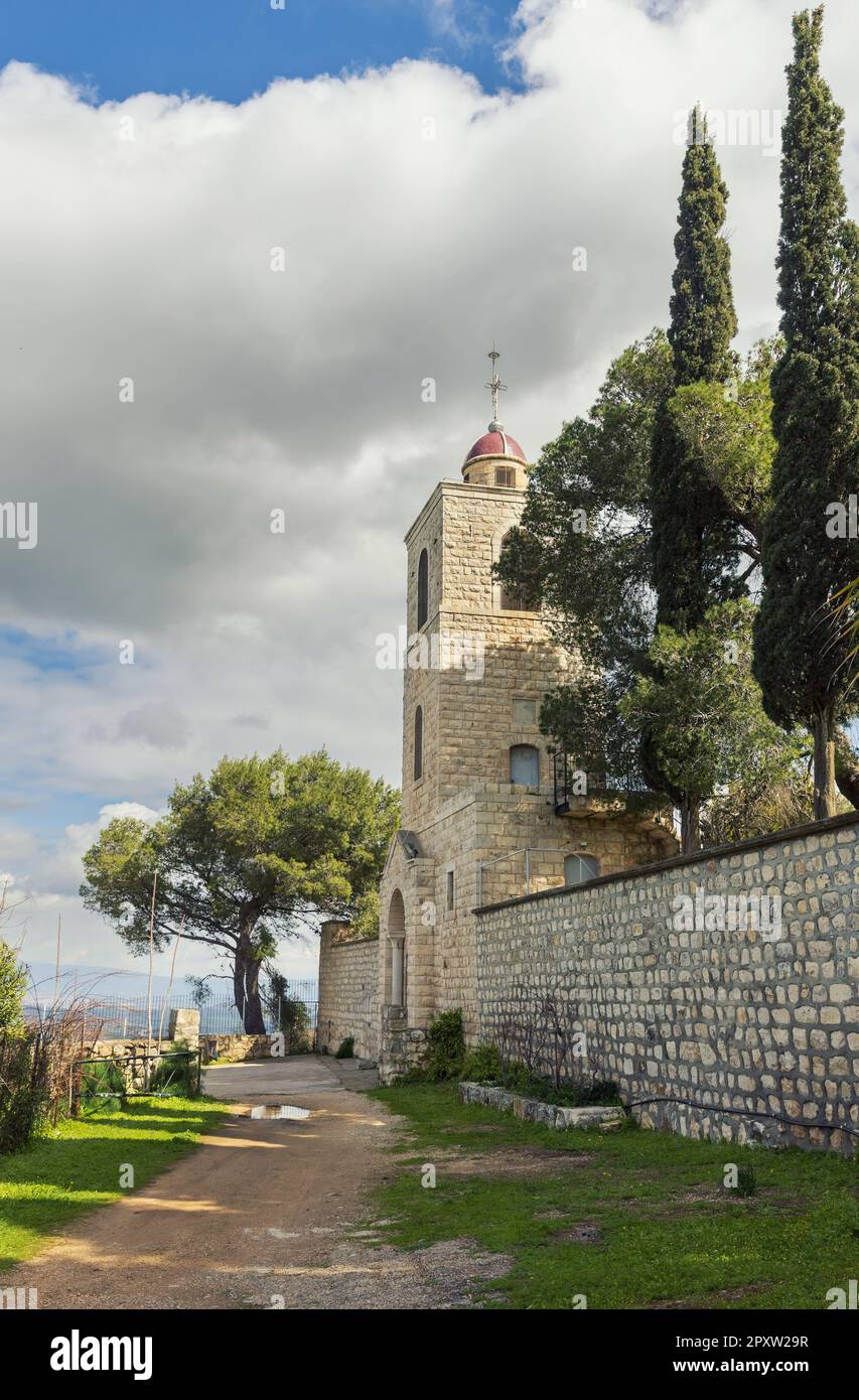 Orthodox monastery on Mount Tabor in Israel Stock Photo - Alamy