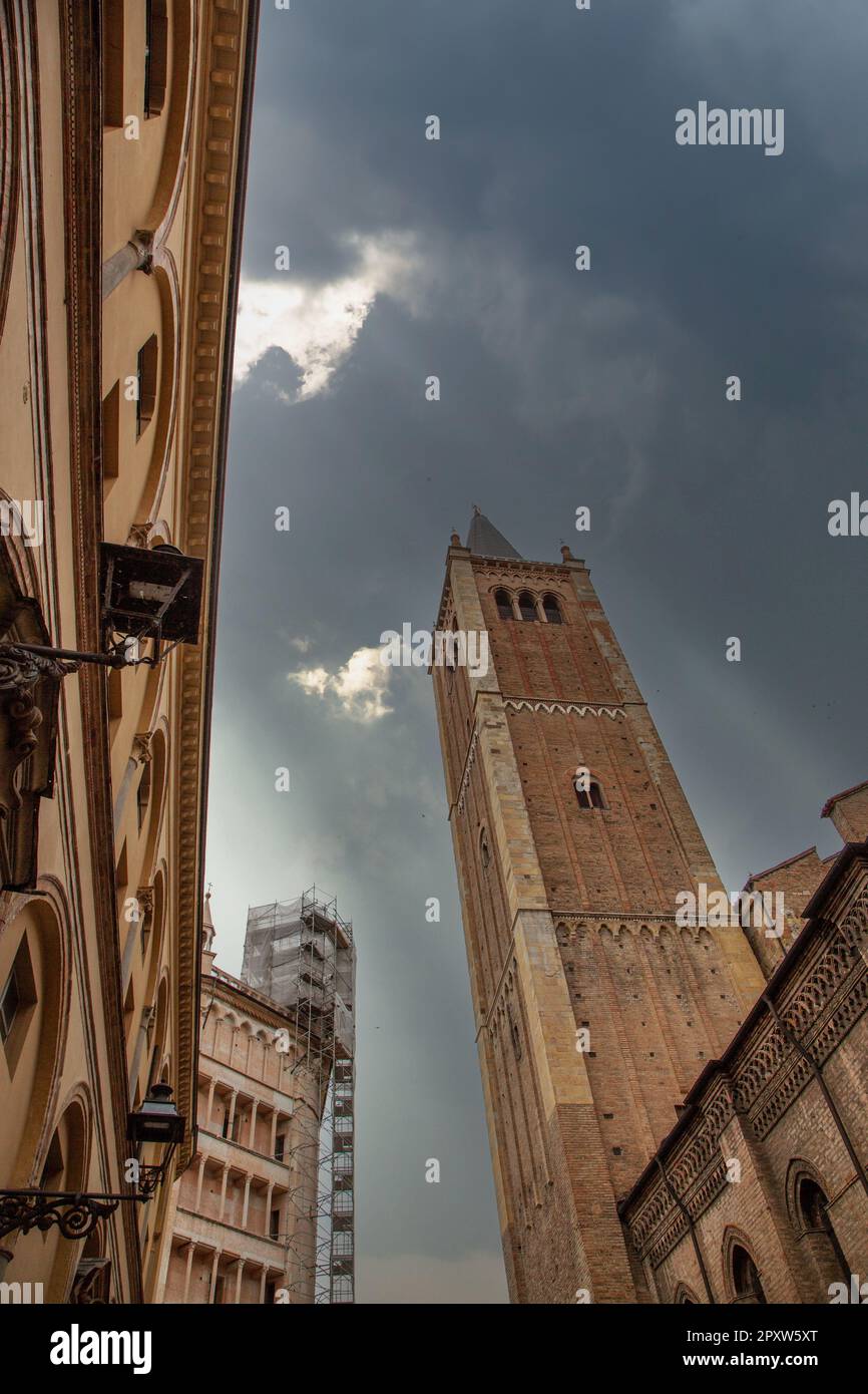 The historic city center of Parma Italy Stock Photo - Alamy