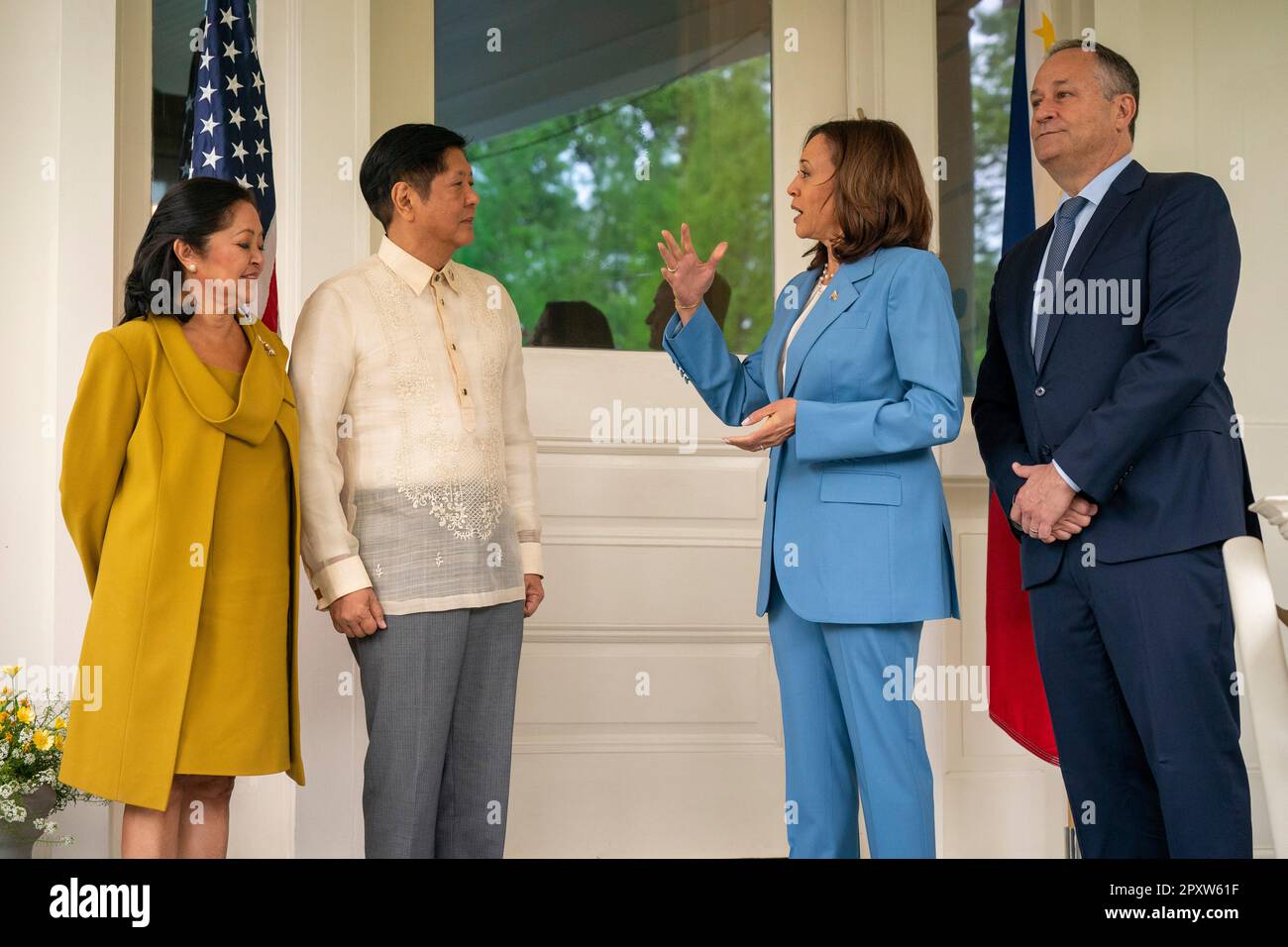 United States Vice President Kamala Harris and second gentleman Douglas ...