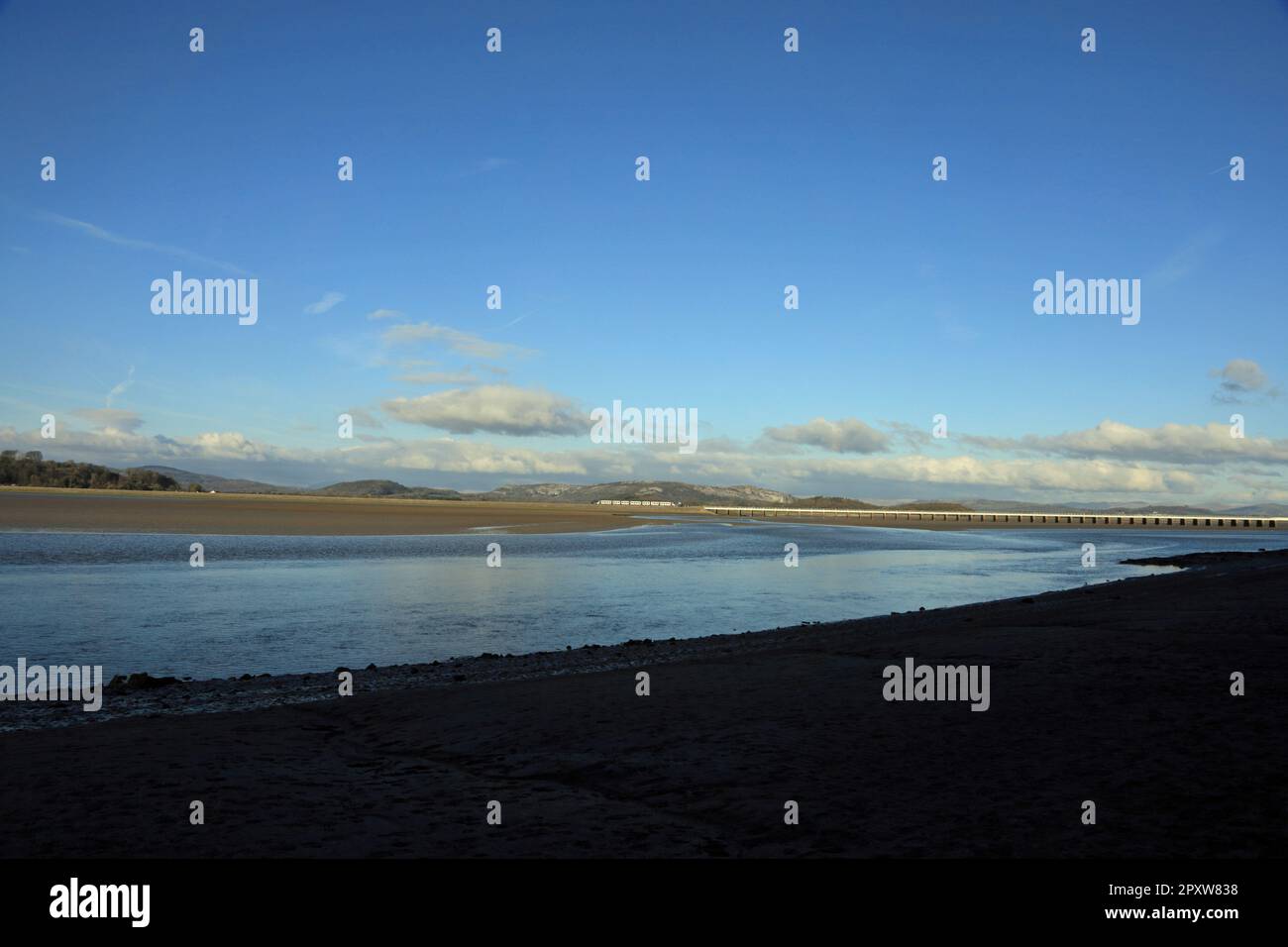 The River Kent at Arnside Westmorland England Stock Photo - Alamy