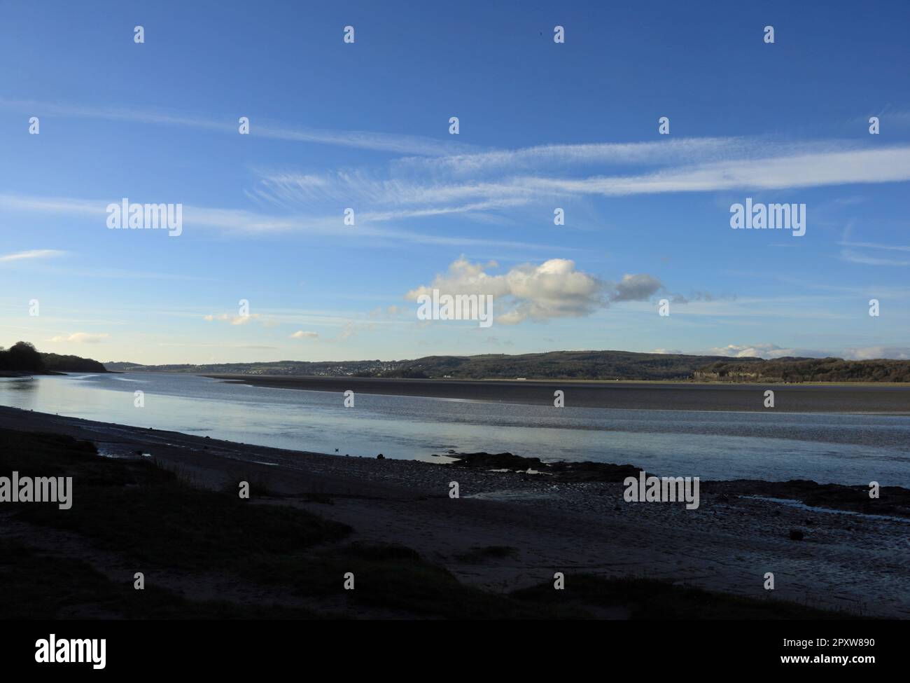 The River Kent at Arnside Westmorland England Stock Photo - Alamy
