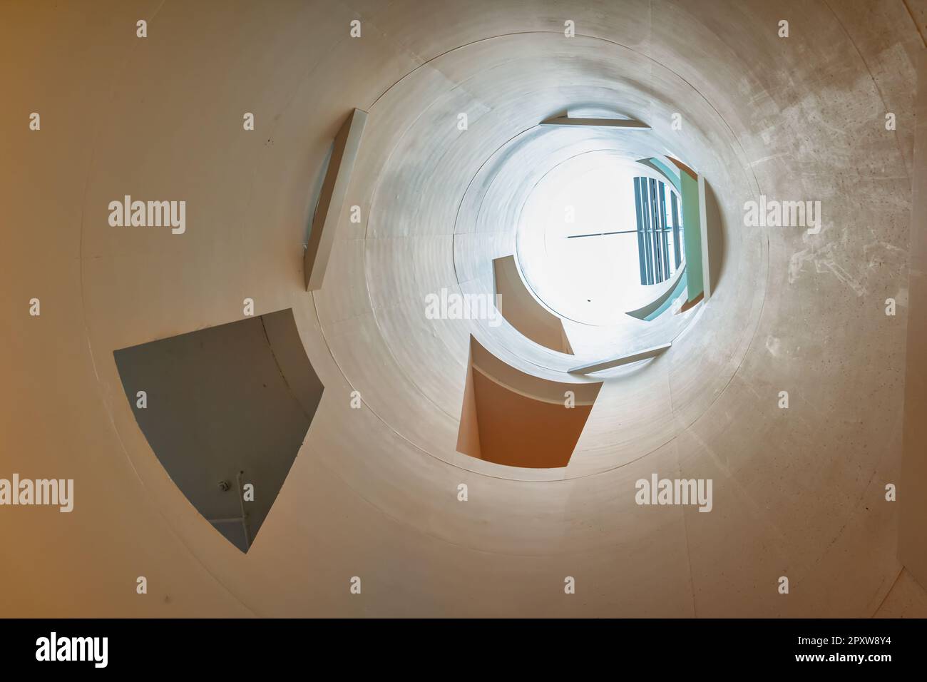 Interior of the modern Glasgow School of Art, Reid Building in Glasgow ...