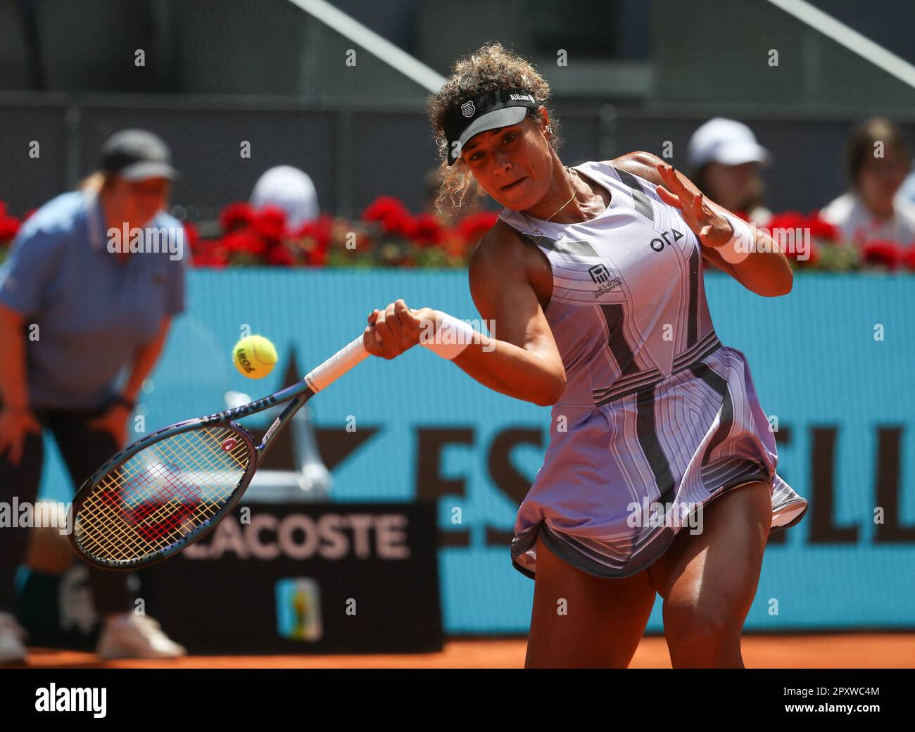 Madrid, Spain. 02nd May, 2023. Mayar Sherif of Egypte during the Mutua ...