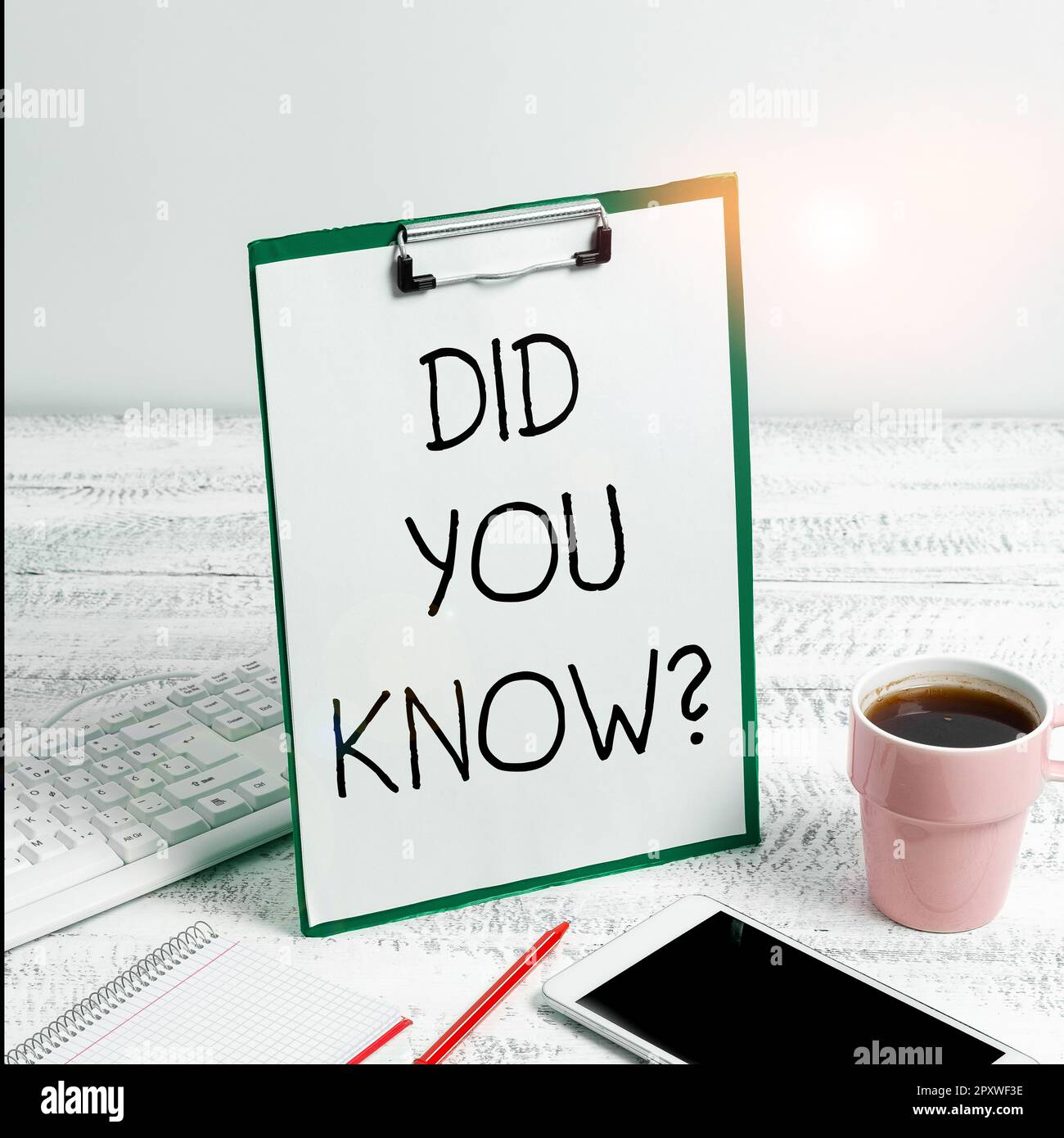 Handwriting text Did You Know, Business overview Fun Facts and Figures ...